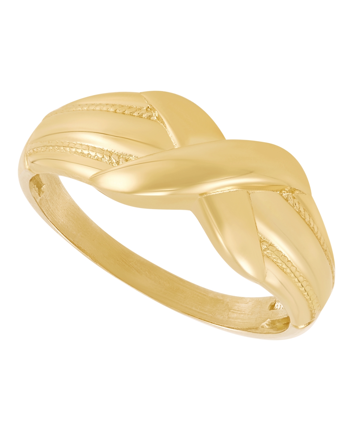 Click here for Macys Knot Band Ring in 10k Yellow Gold - 10k Yell... prices