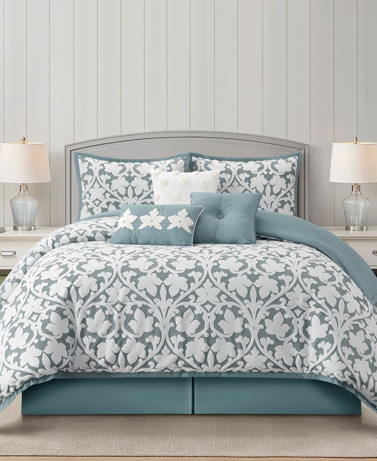 Click here for Stratford Park Adissa Floral 7-Pc. Comforter Set... prices