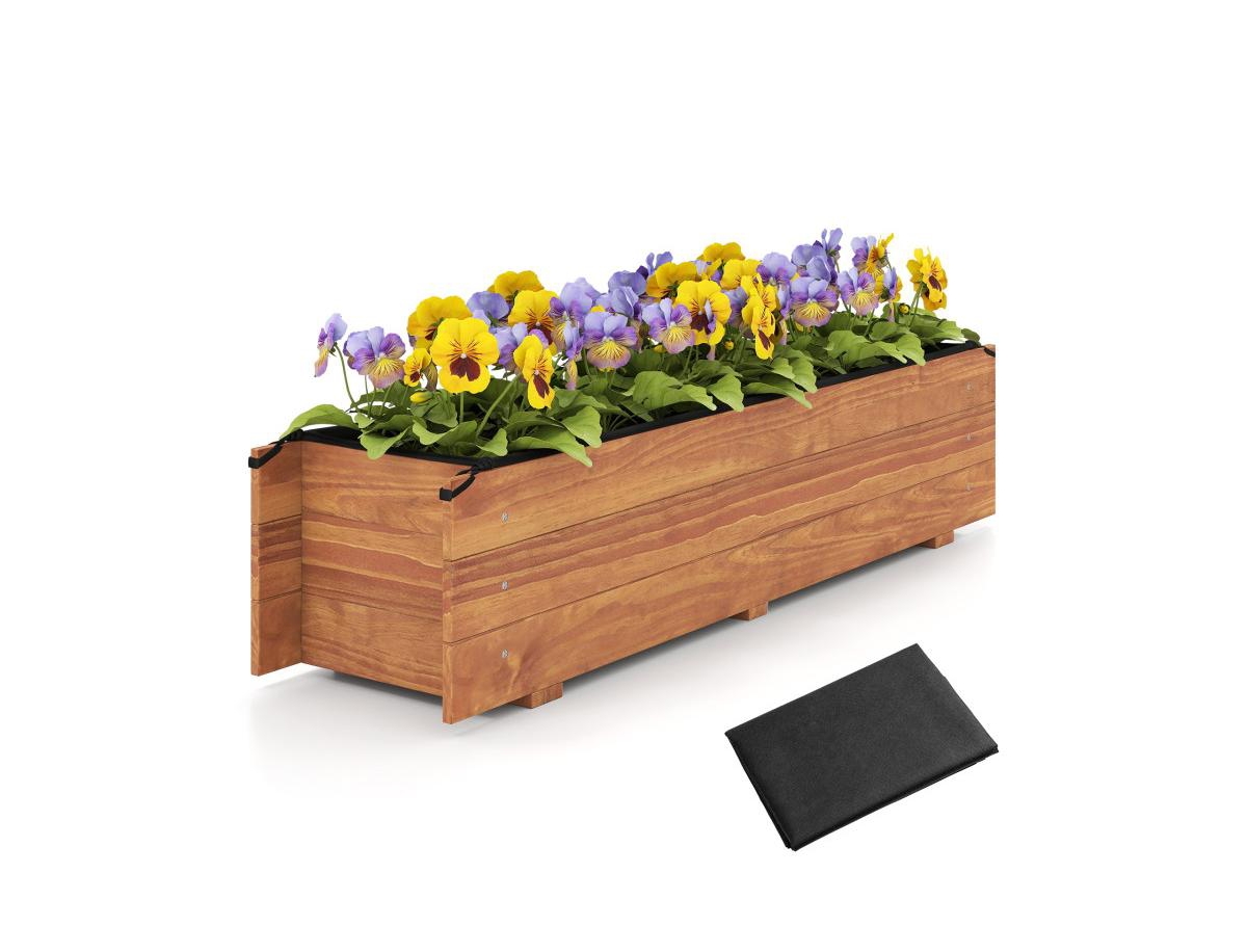 Click here for Slickblue Elevated Wooden Raised Garden Bed with L... prices