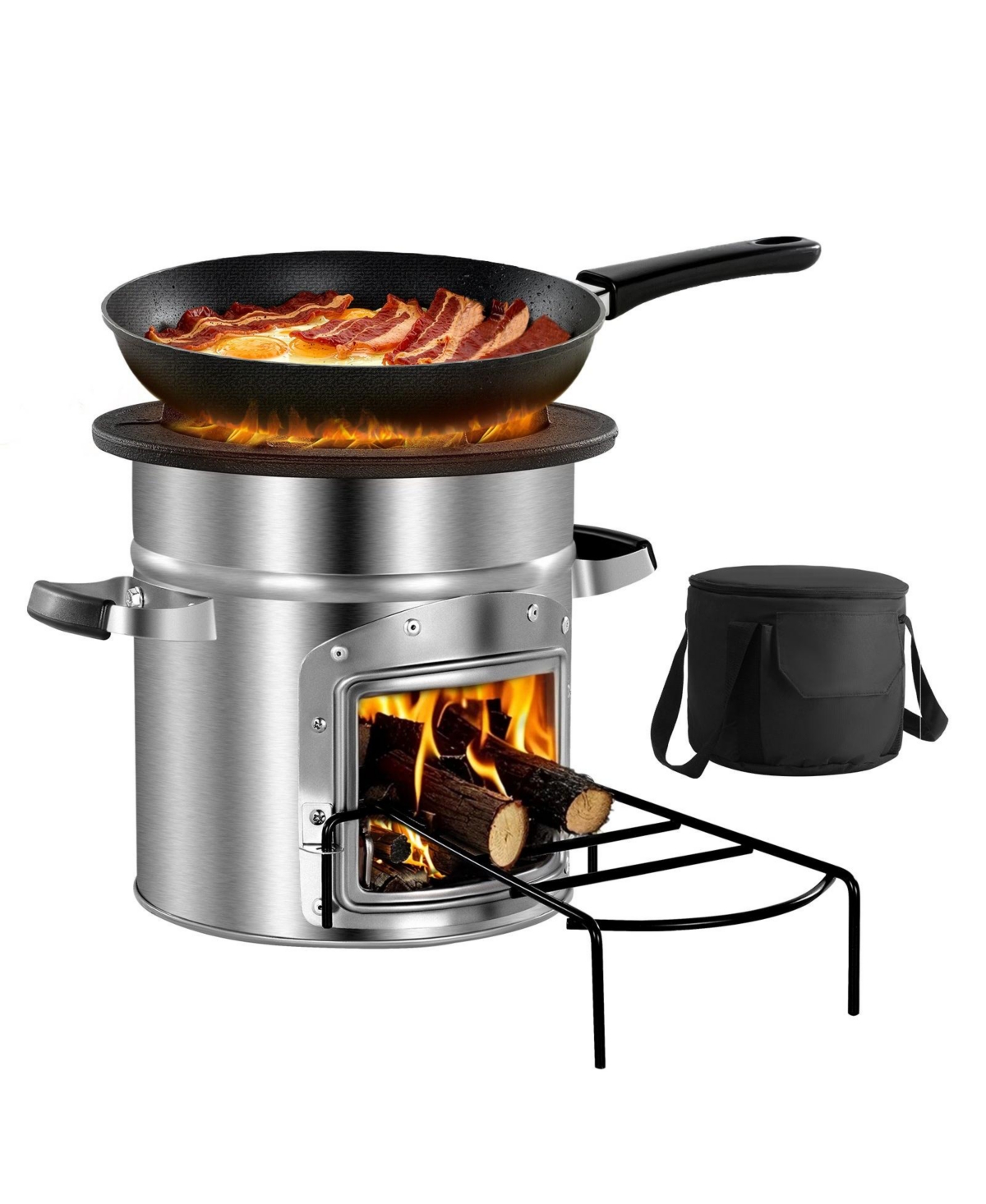 Click here for Ecooso Portable Stainless Steel Camping Rocket Sto... prices