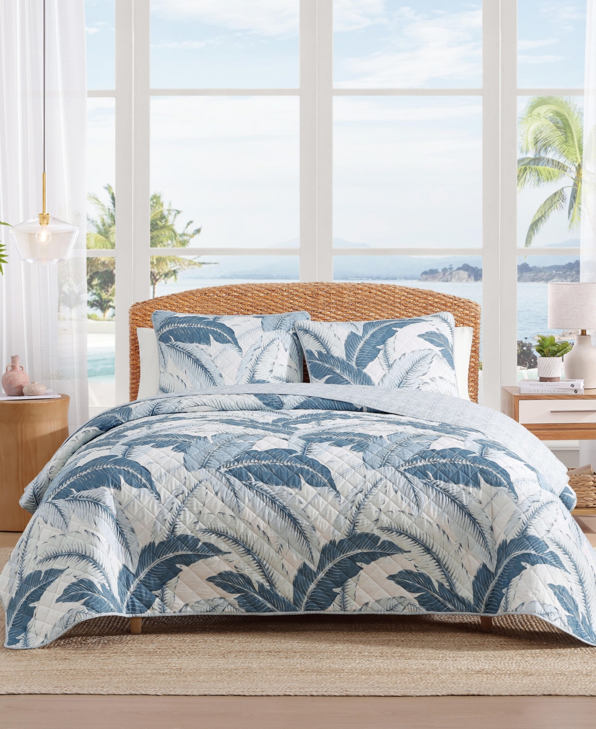 Click here for Tommy Bahama Home Vintage Palms Cotton Reversible... prices