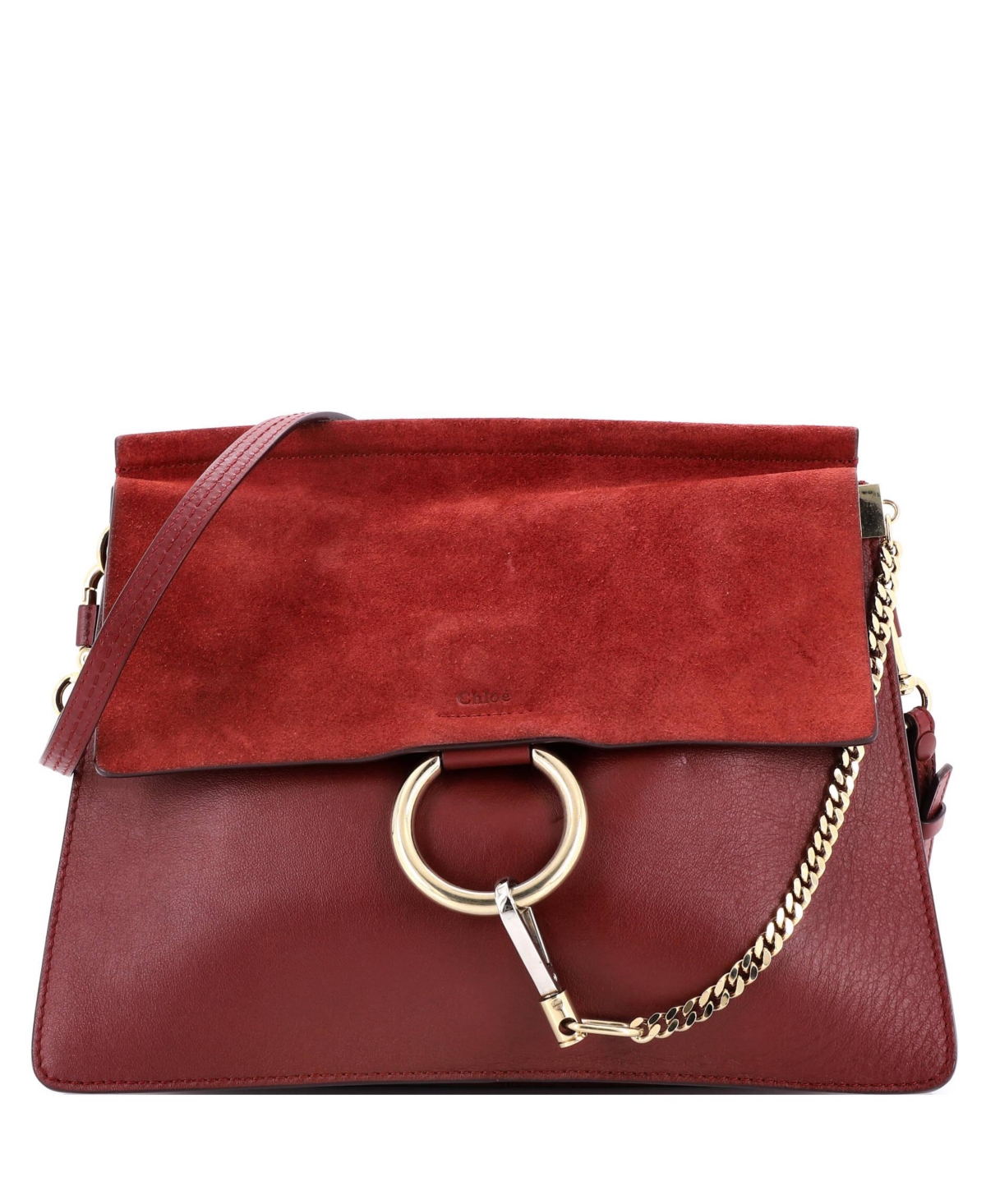 Click here for Pre-Owned Chloe Medium Faye Shoulder Bag Leather -... prices