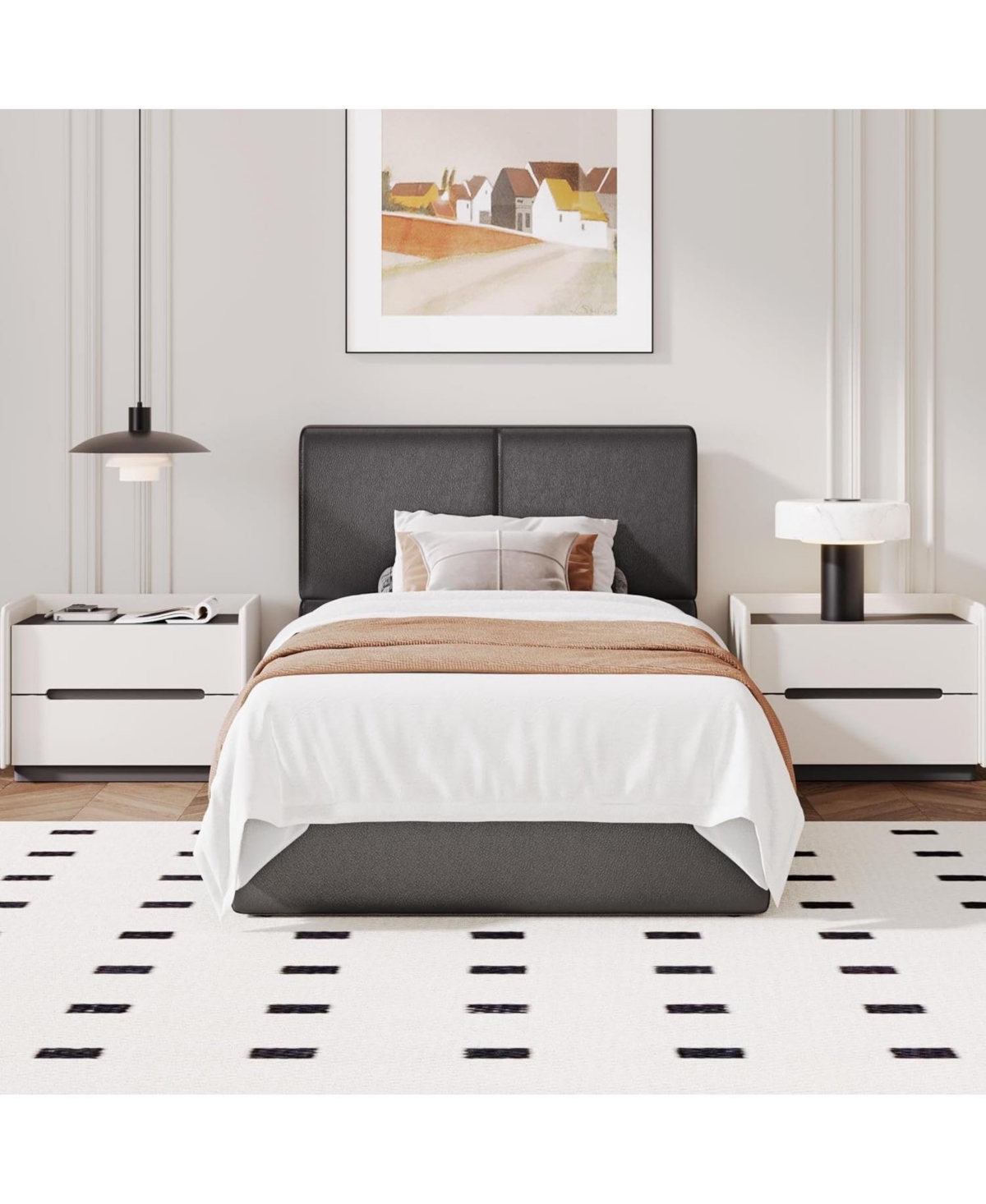 Click here for gaomon Upholstered Platform Bed Frame with Headboa... prices