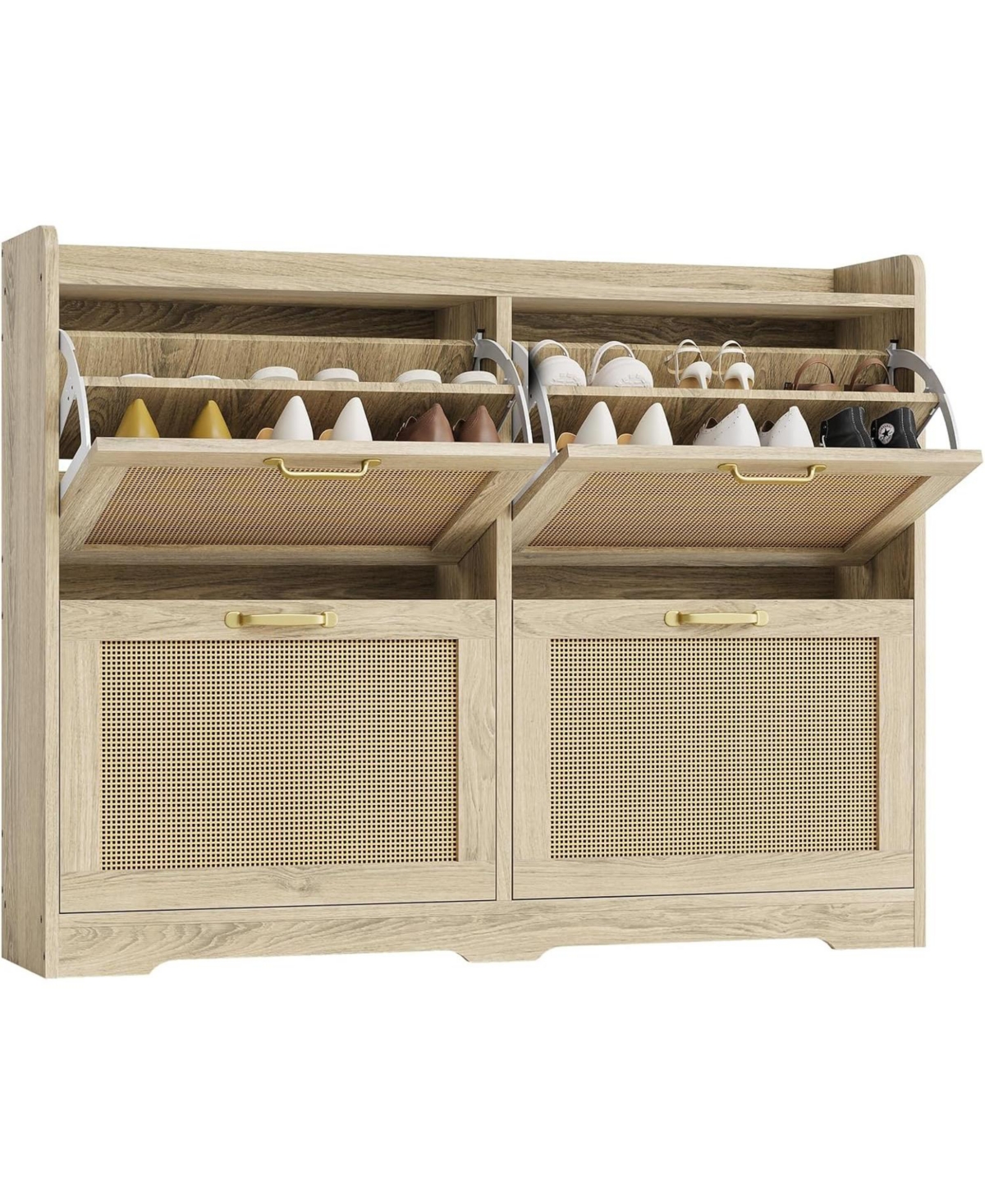 Click here for gaomon Entryway Shoe Cabinet with 4 Flip Drawers... prices