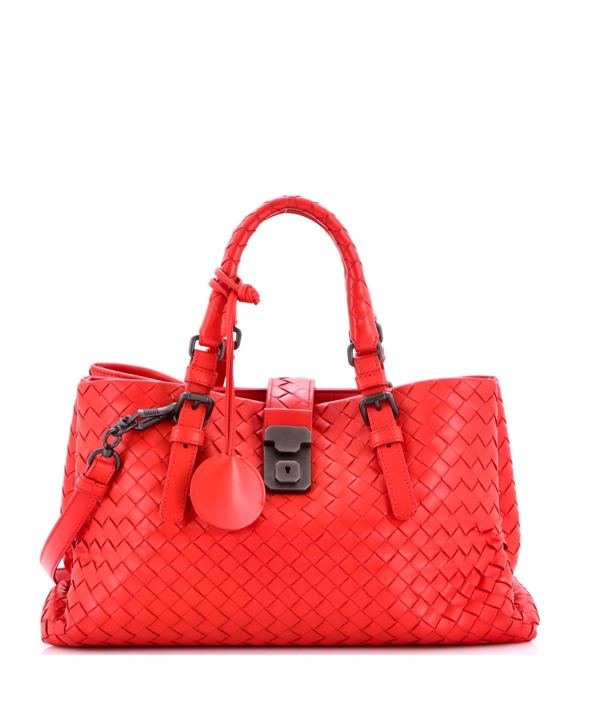 Click here for Pre-Owned Bottega Veneta Small Roma Bag Intrecciat... prices