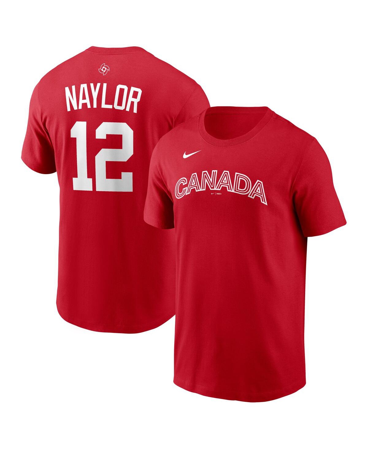 Click here for Nike Mens Josh Naylor Red Canada Baseball 2026 Wor... prices