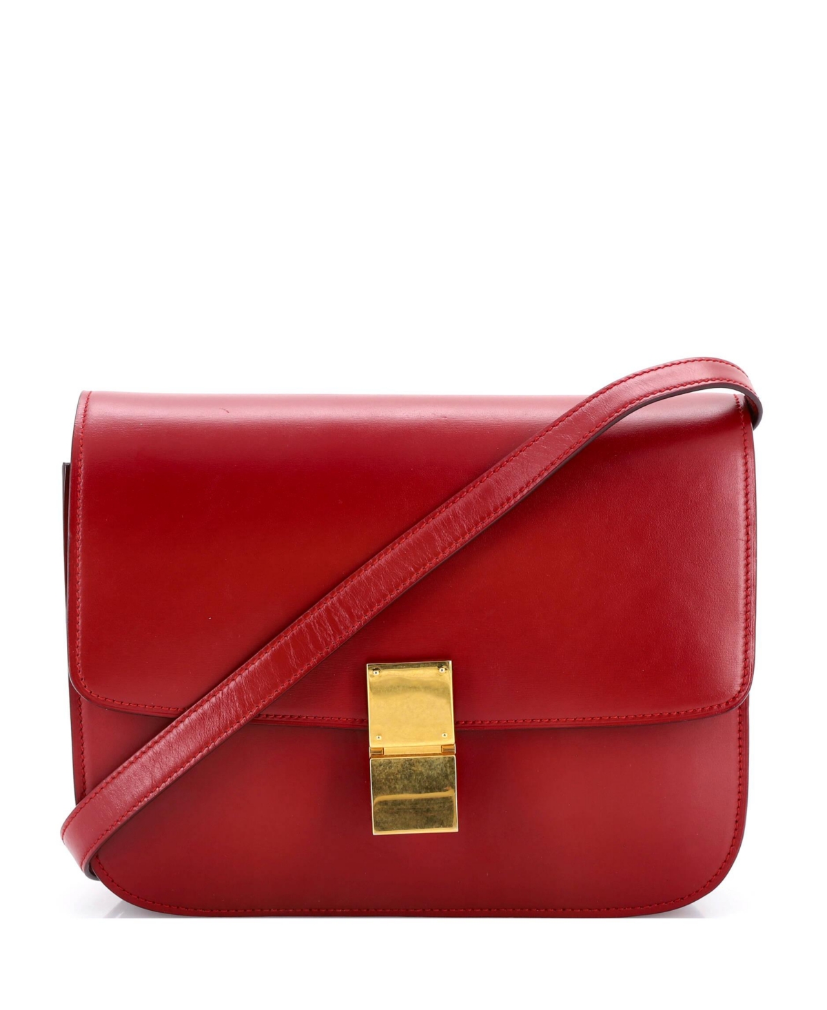 Click here for Pre-Owned Celine Medium Classic Box Bag Smooth Lea... prices