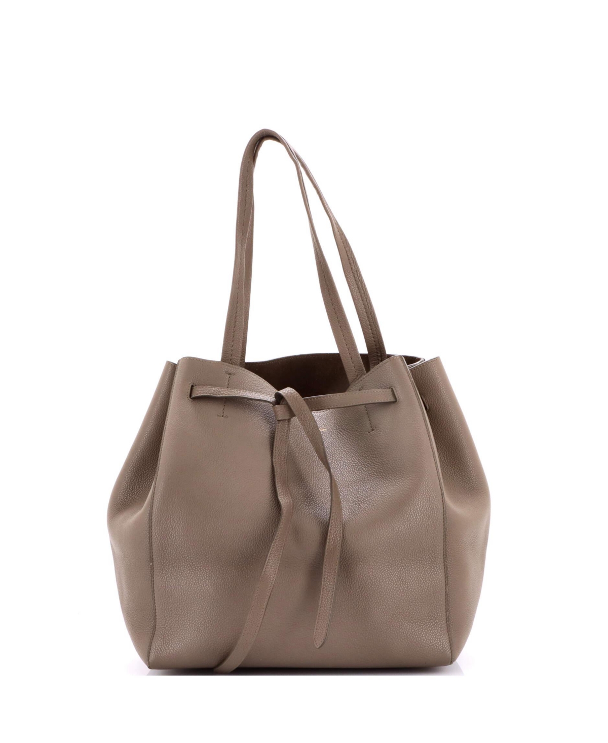 Click here for Pre-Owned Celine Small Phantom Tie Cabas Tote Leat... prices