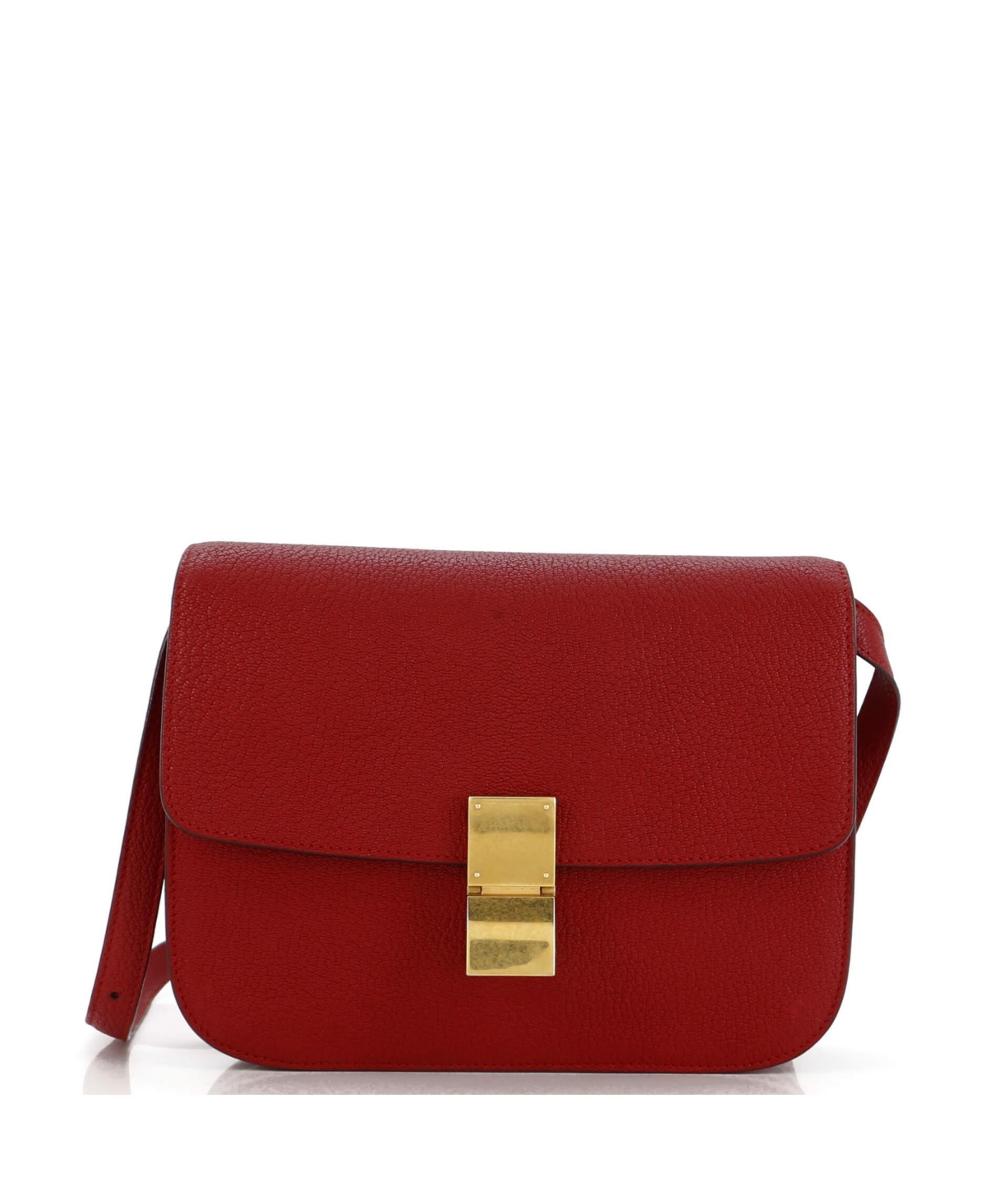 Click here for Pre-Owned Celine Medium Classic Box Bag Grainy Lea... prices