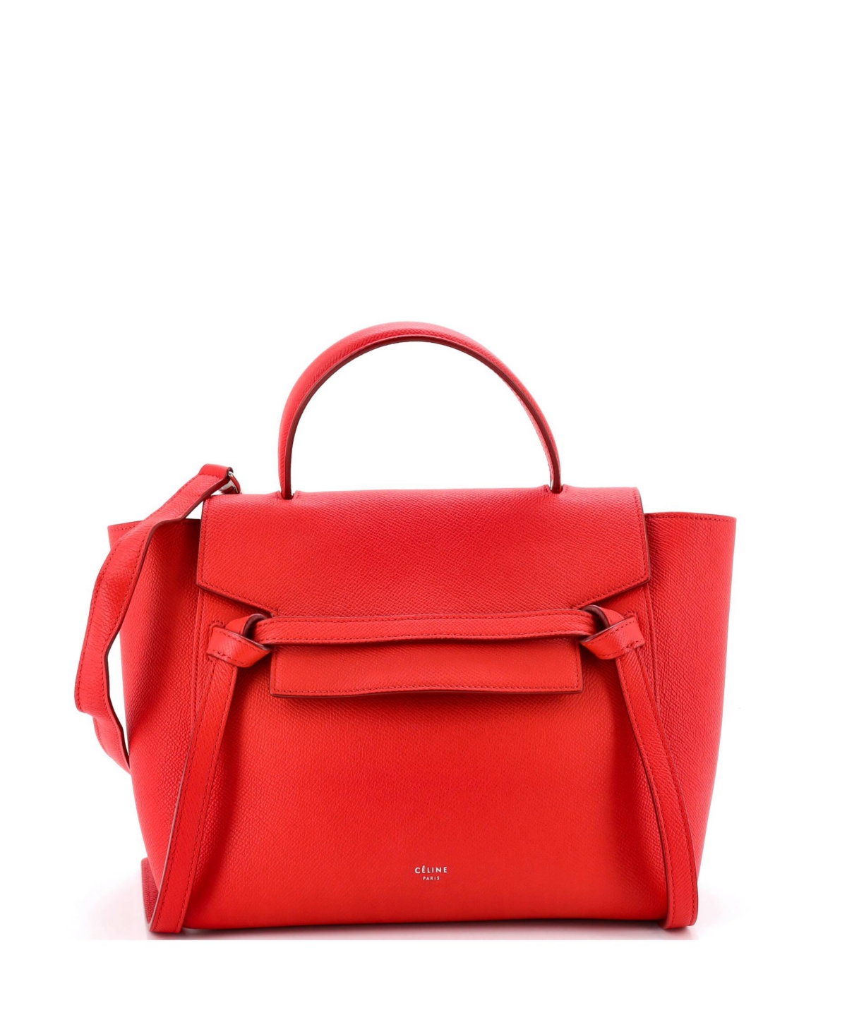 Click here for Pre-Owned Celine Micro Belt Bag Textured Leather -... prices