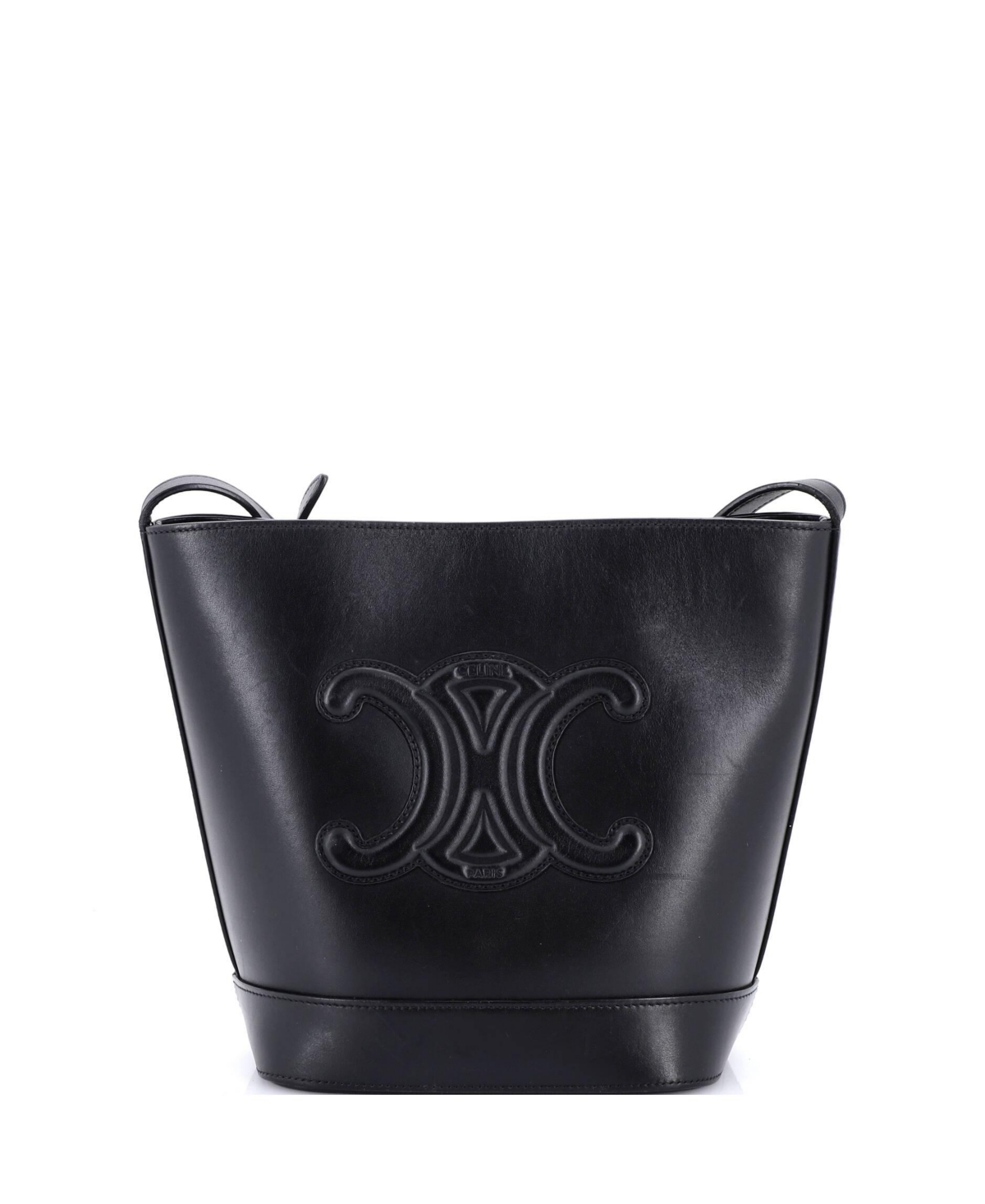 Click here for Pre-Owned Celine Small Cuir Triomphe Bucket Bag Le... prices