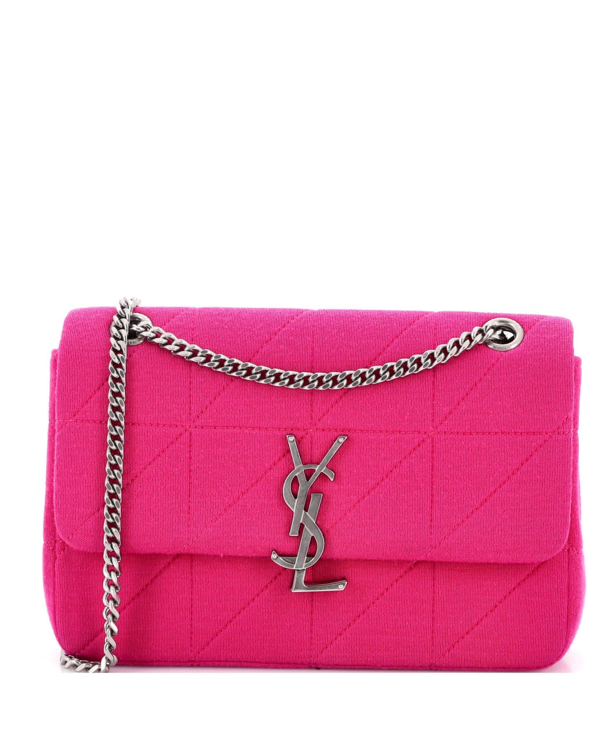 Click here for Pre-Owned Saint Laurent Medium Jamie Flap Bag Quil... prices