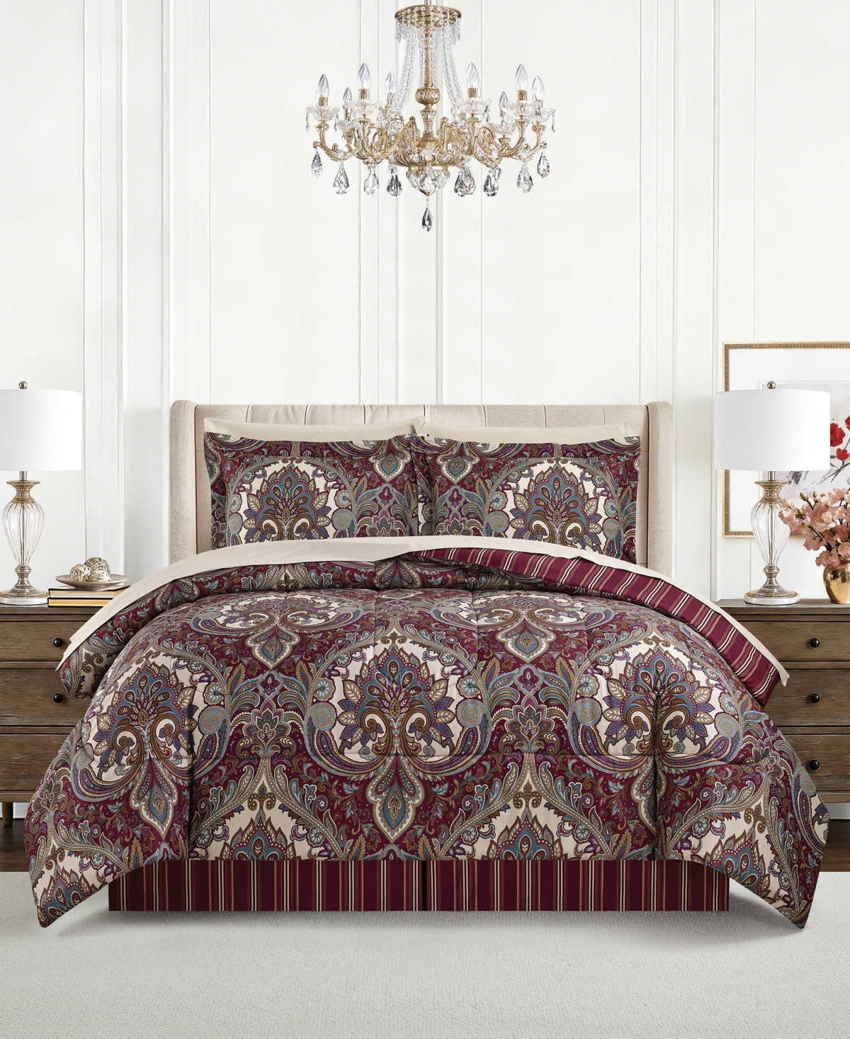 Click here for Macys Isabella Reversible 8-Pc. Comforter Sets - R... prices