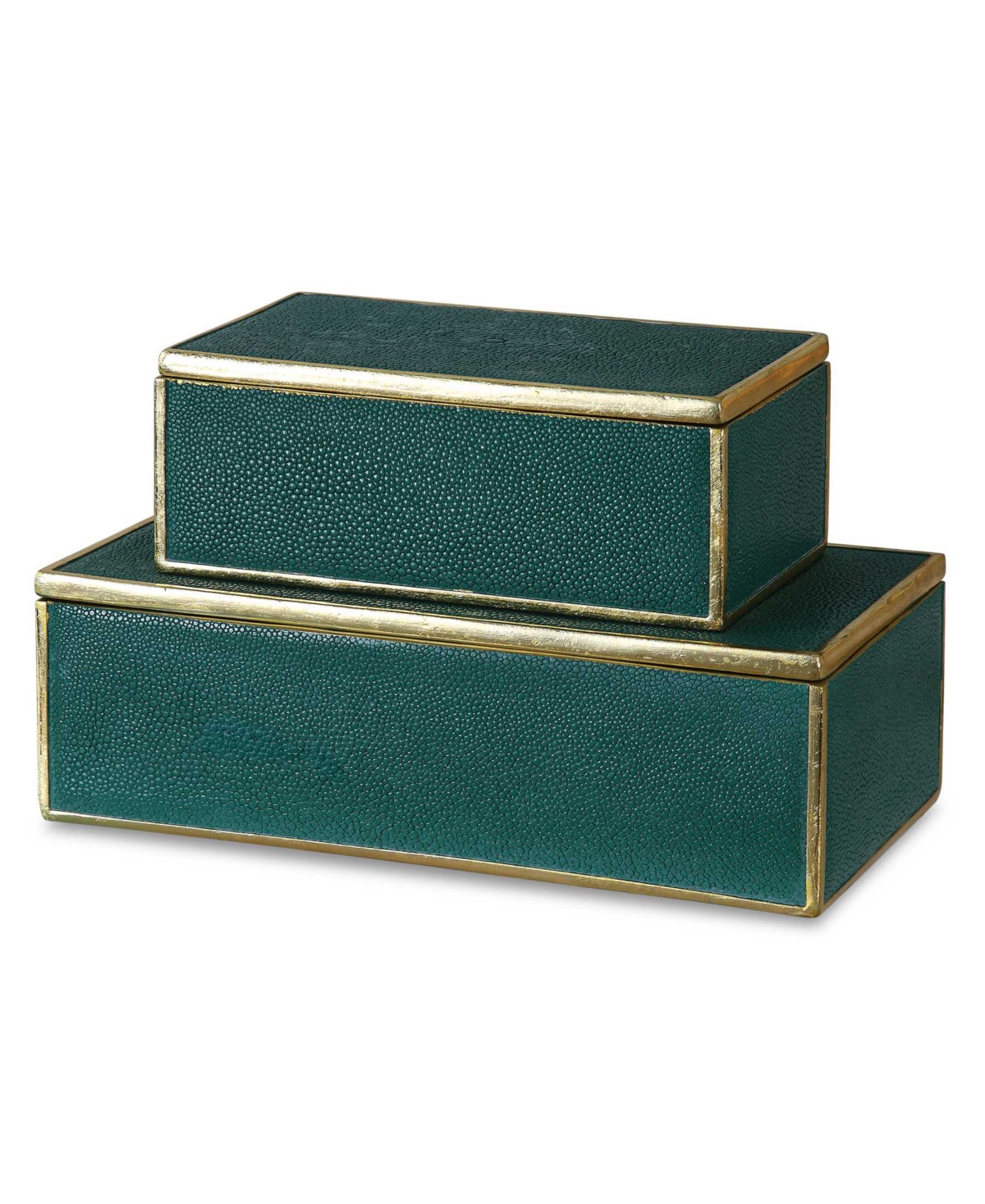 Click here for Uttermost Karis Boxes  Set of 2 - Green prices