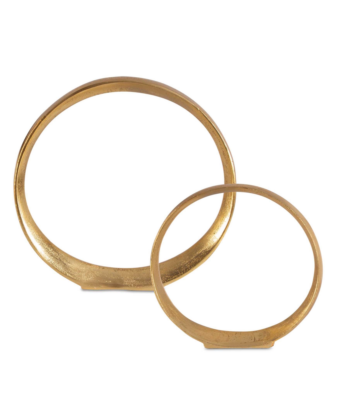 Click here for Uttermost Jimena Ring Sculptures  Set of 2 - Gold prices