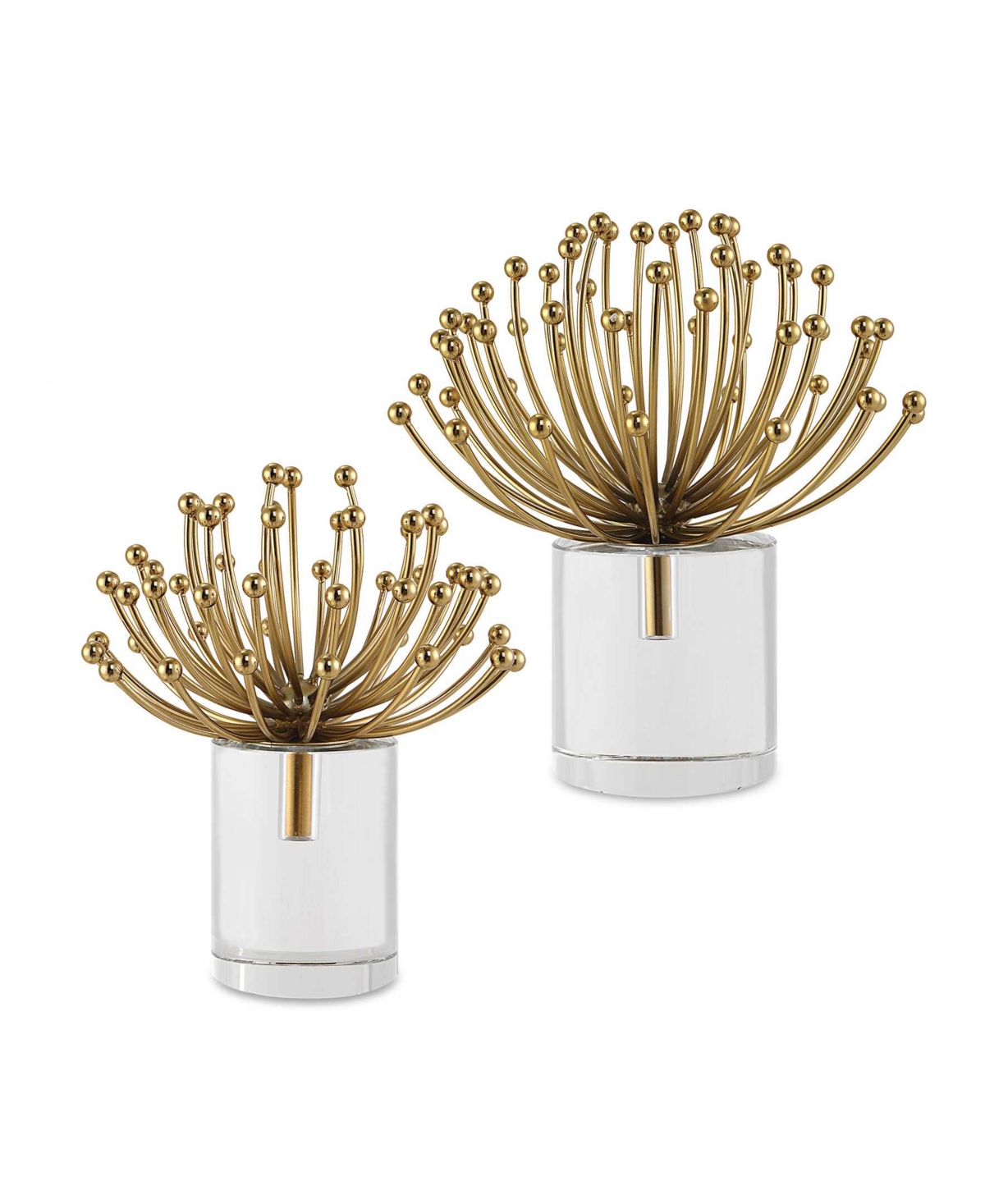 Click here for Uttermost Aga Modern Sculptures  Set of 2 - Gold prices