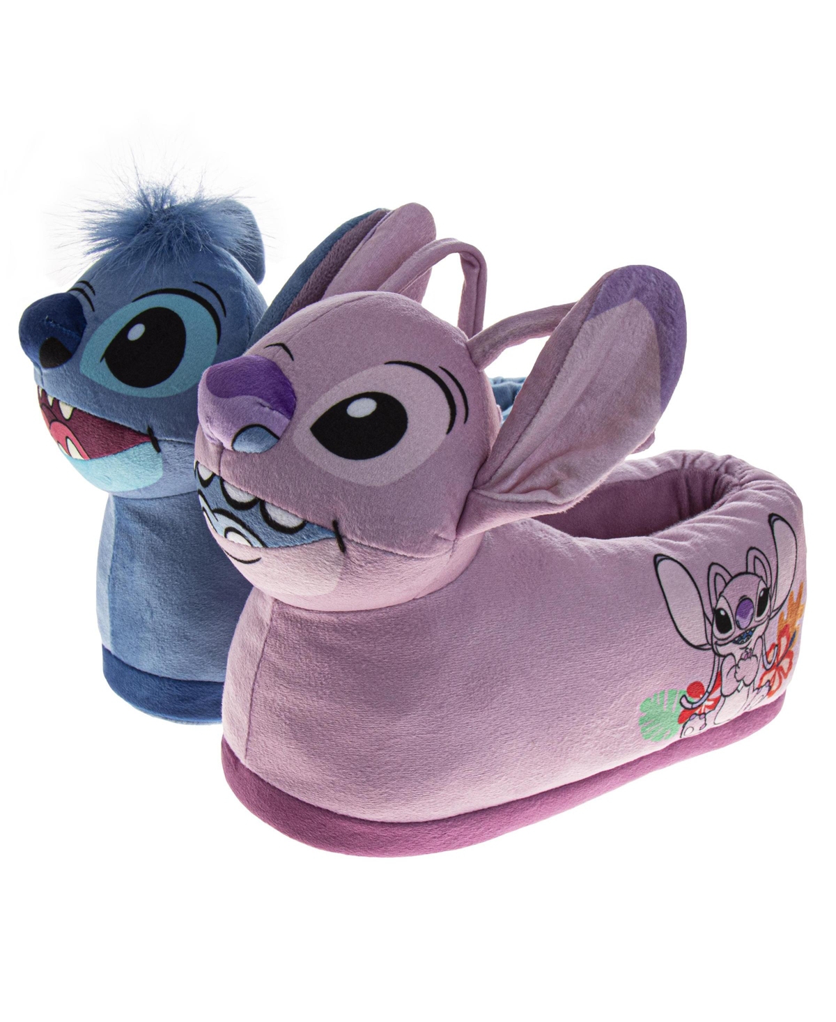 Click here for Disney Classic Plush Slippers - Pink/blue prices
