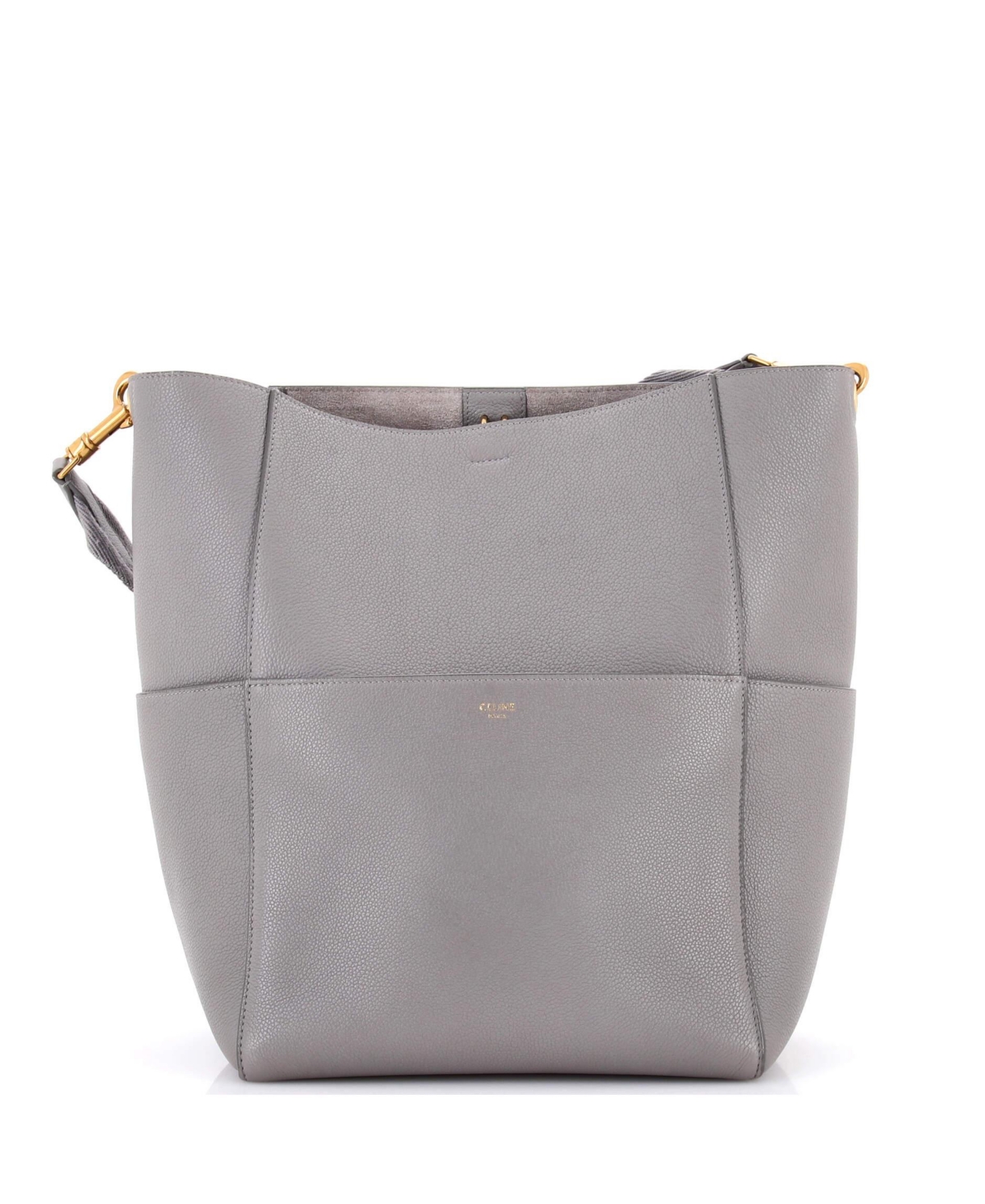 Click here for Pre-Owned Celine Large Sangle Seau Bag Calfskin -... prices