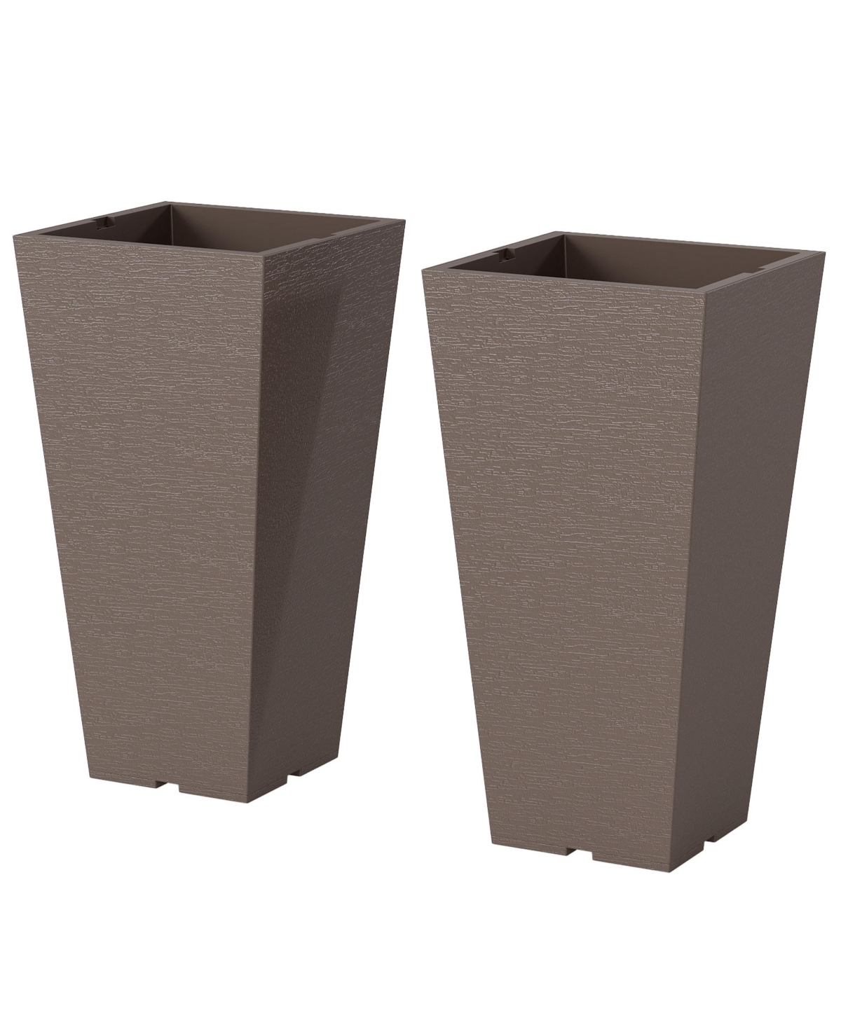Click here for Outsunny 23" Tall Planters  Set of 2 Tape Out... prices