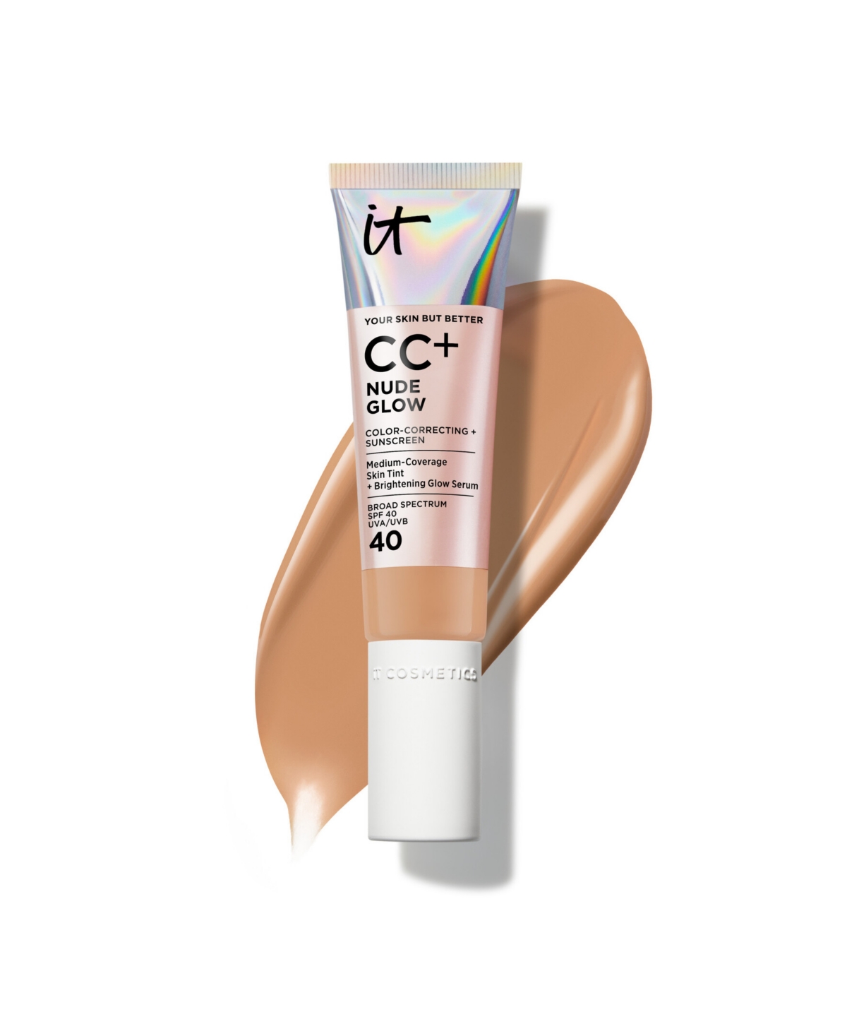 It Cosmetics Cc+ Nude Glow Lightweight Foundation + Glow Serum Spf 40 - Rich