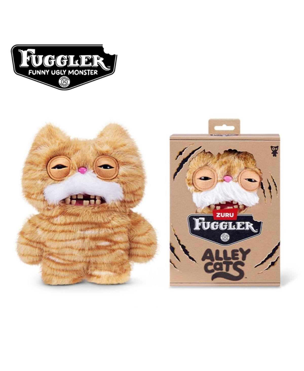 Click here for Fuggler Zuru Alley Cats Stinkface Brown 9 Inch Plu... prices
