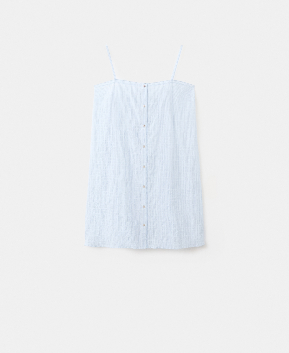 Click here for Mango Womens Cotton Spaghetti-Strap Nightgown - Bl... prices