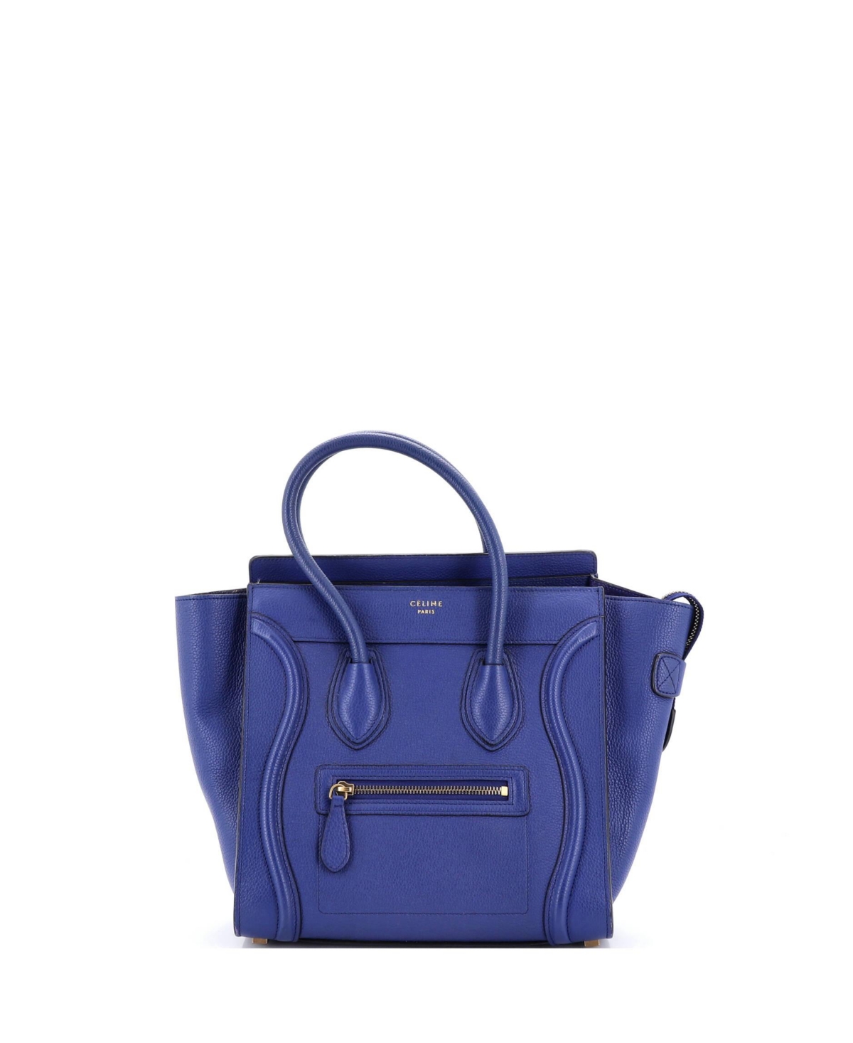 Click here for Pre-Owned Celine Micro Luggage Bag Grainy Leather... prices