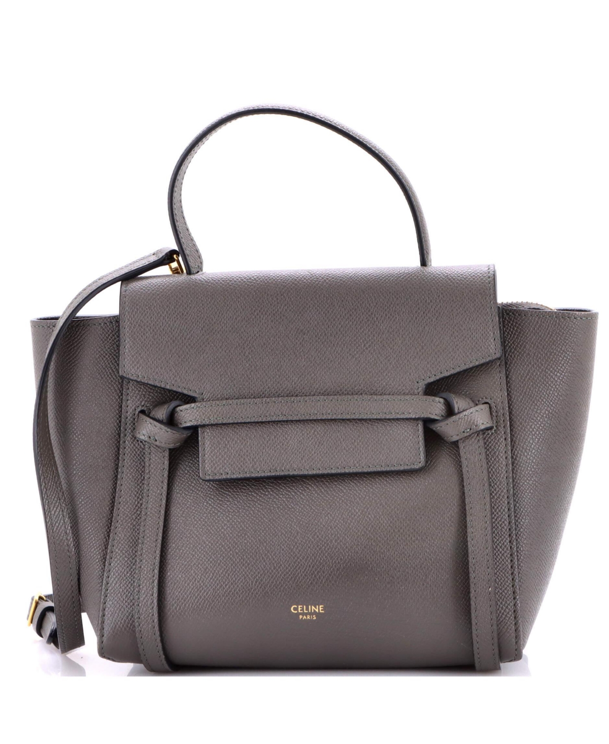 Click here for Pre-Owned Celine Nano Belt Bag Textured Leather -... prices