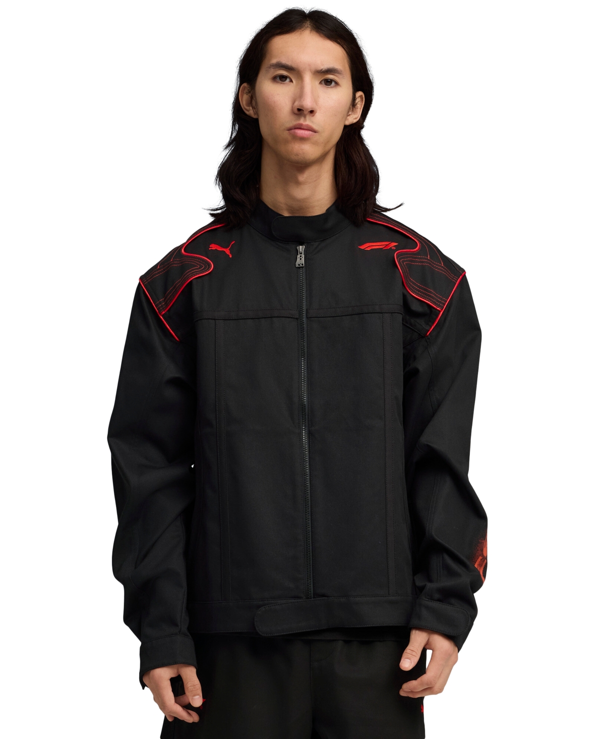 Click here for Puma Mens F1 Lifestyle Racing Jacket - Puma Black prices