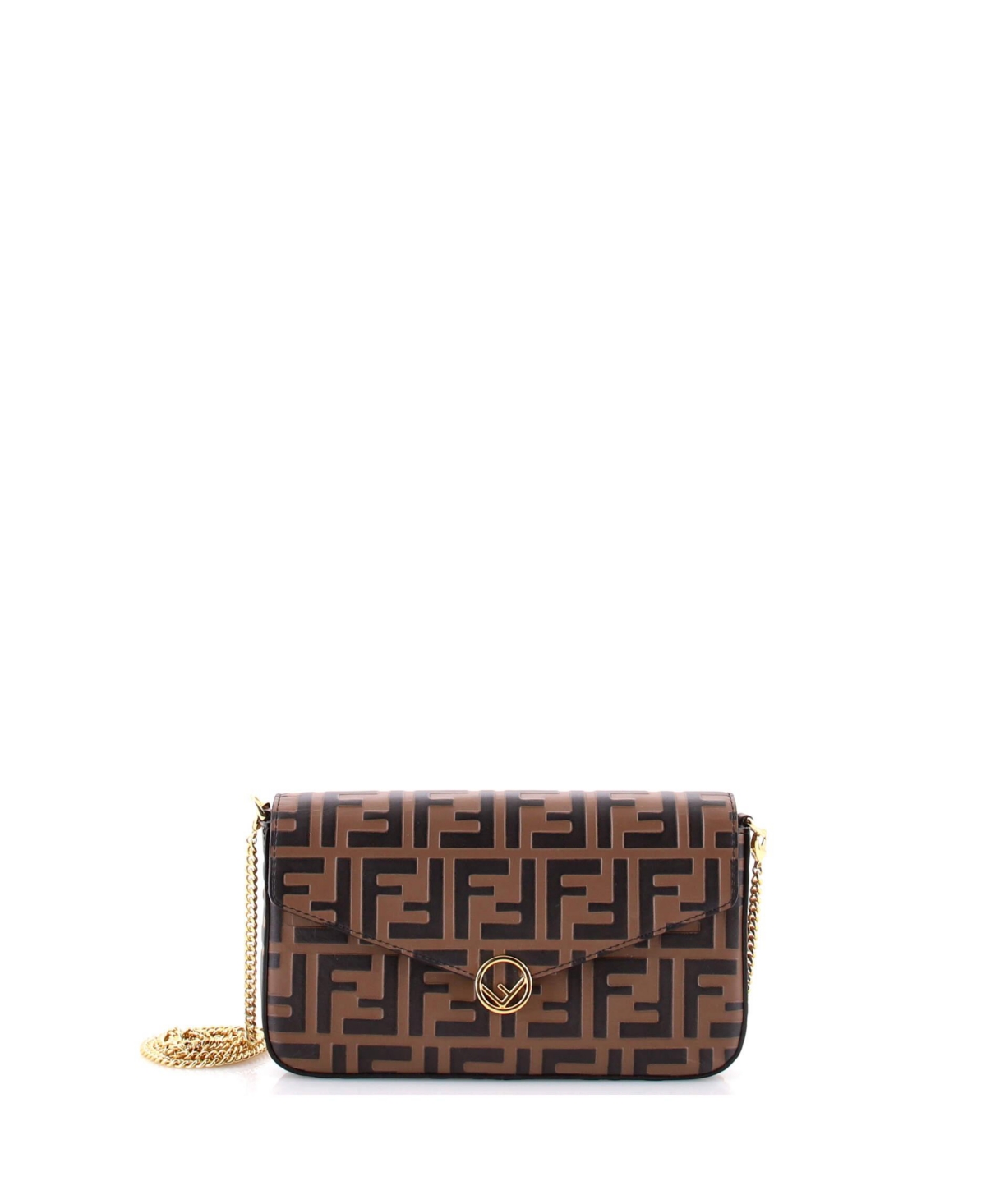 Click here for Pre-Owned Fendi F is Fendi Envelope Clutch on Chai... prices