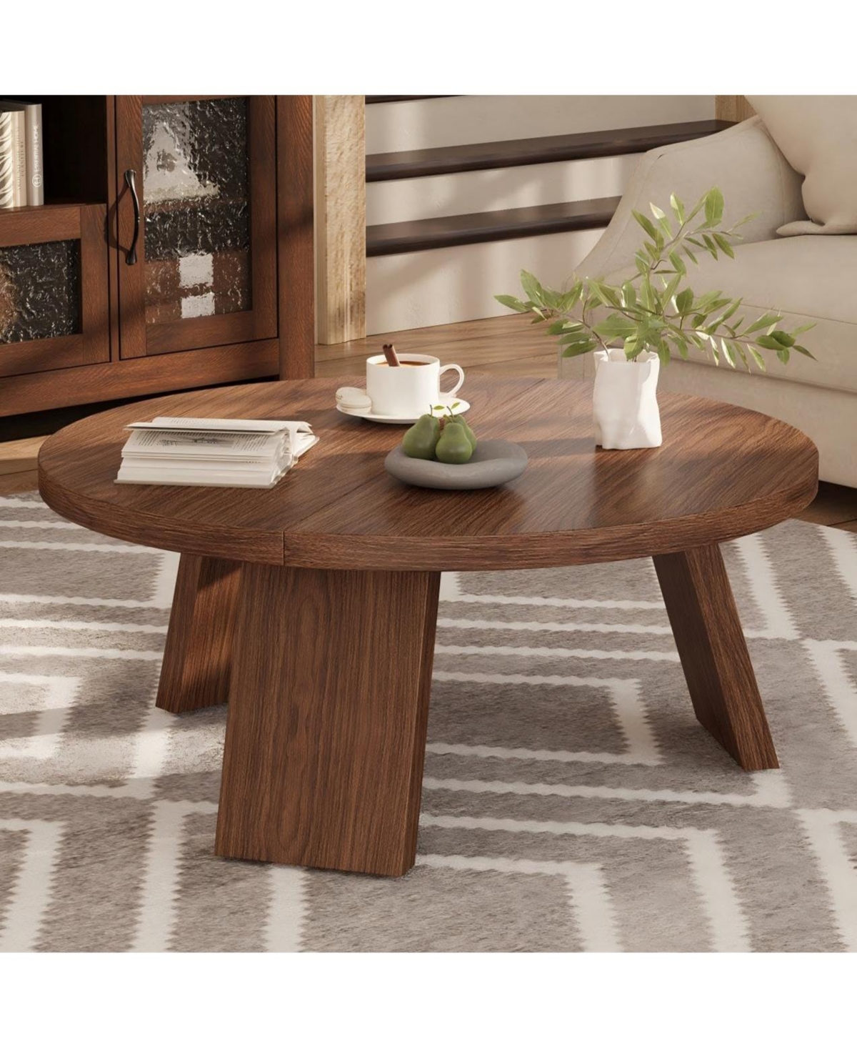 Click here for gaomon 335" Round Coffee Table  Modern Circle... prices