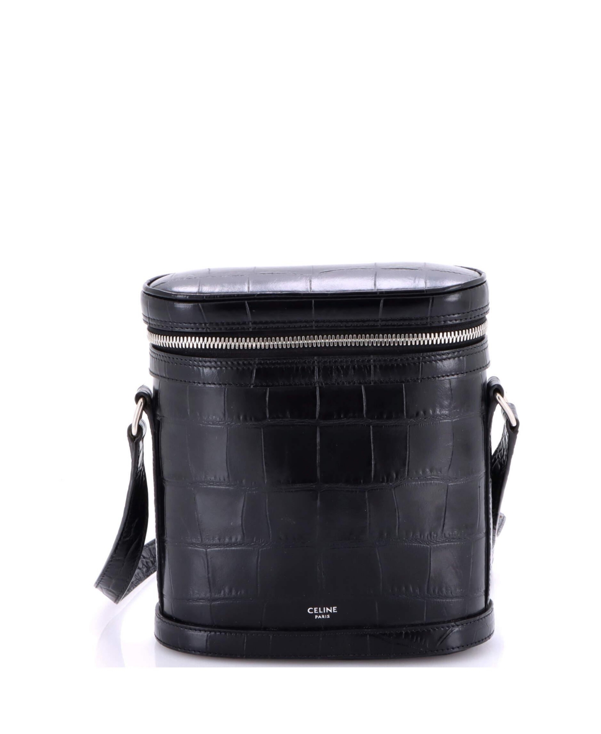 Click here for Pre-Owned Celine Vertical Zip Messenger Embossed L... prices