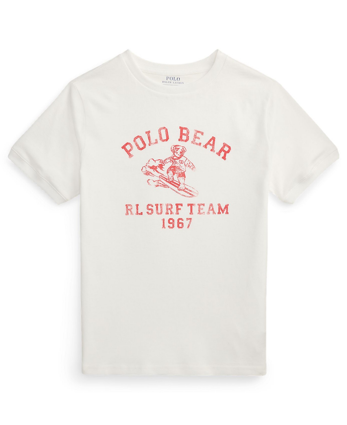 Click here for Polo Ralph Lauren Boys 8-20 Polo Bear Cotton Jerse... prices