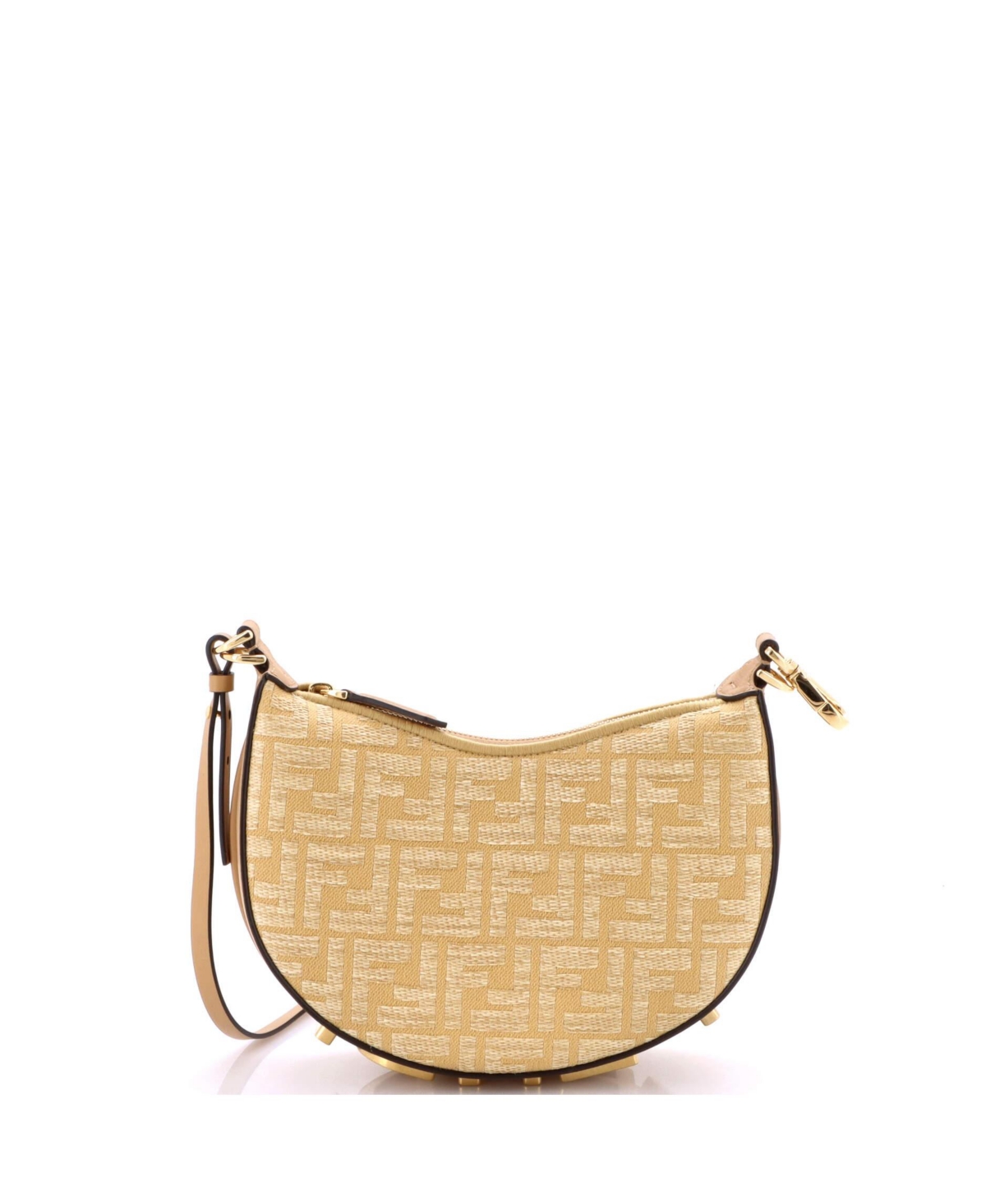 Click here for Pre-Owned Fendi Small Fendigraphy Bag Zucca Canvas... prices