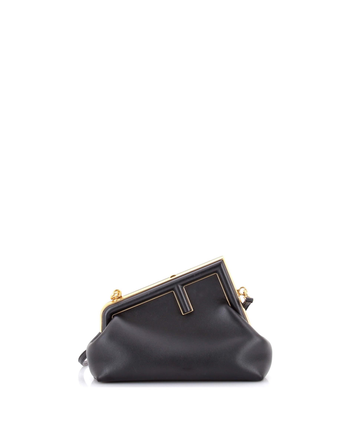 Click here for Pre-Owned Fendi Small First Bag Leather - Black prices