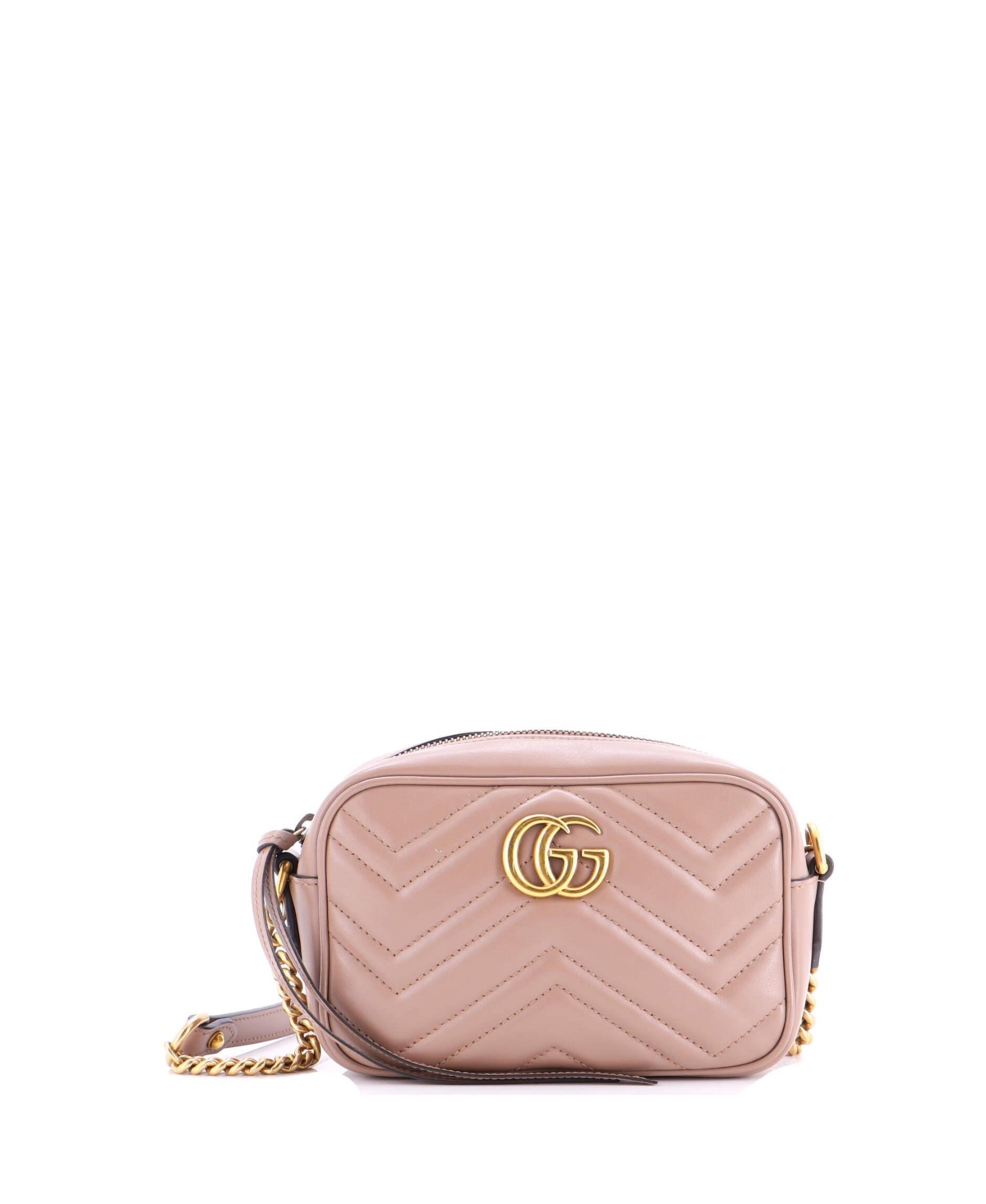 Click here for Pre-Owned Gucci Mini Gg Marmont Shoulder Bag Matel... prices