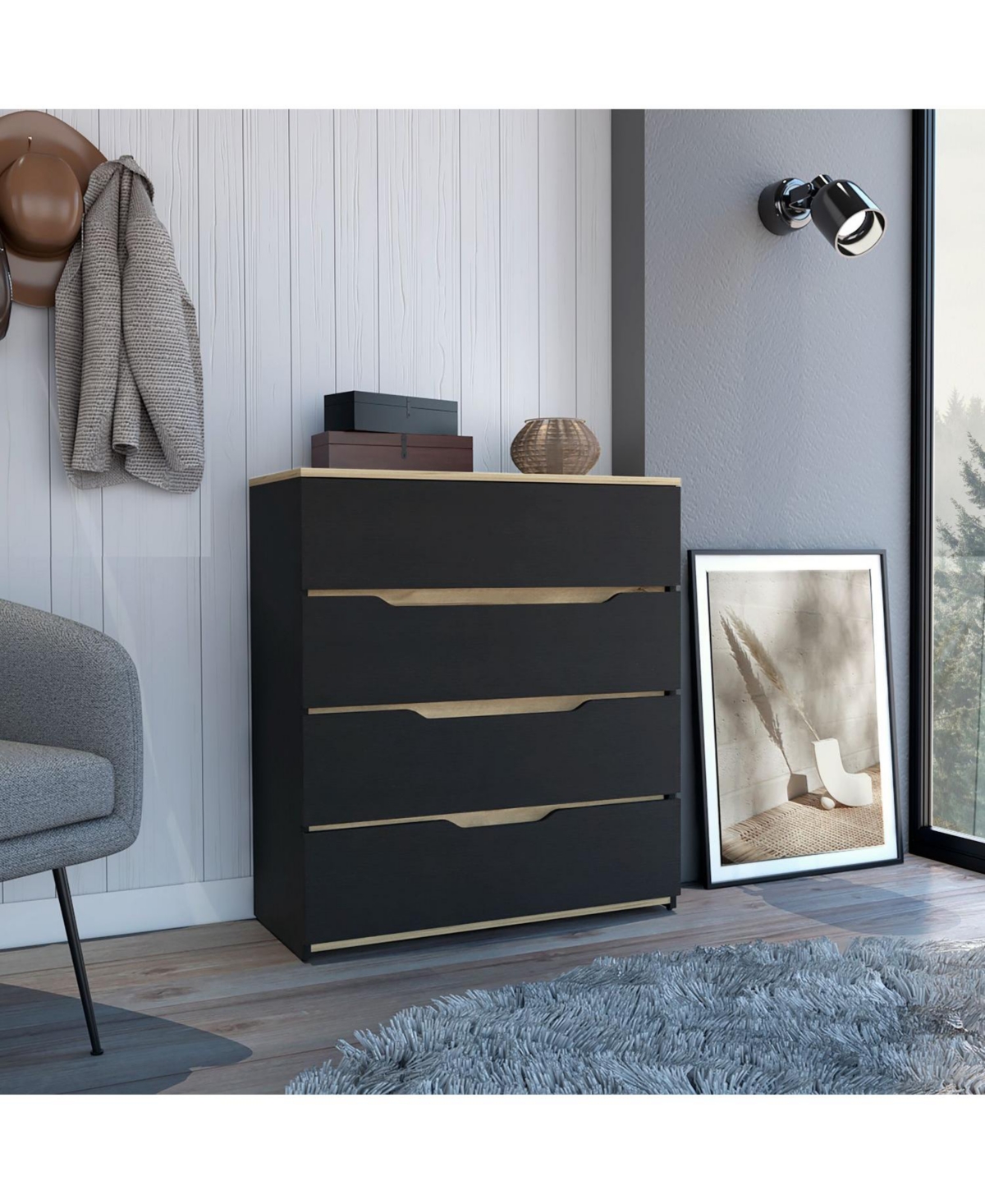 Click here for flynama 5 Drawer Modern Dresser Organizer Cabinet... prices