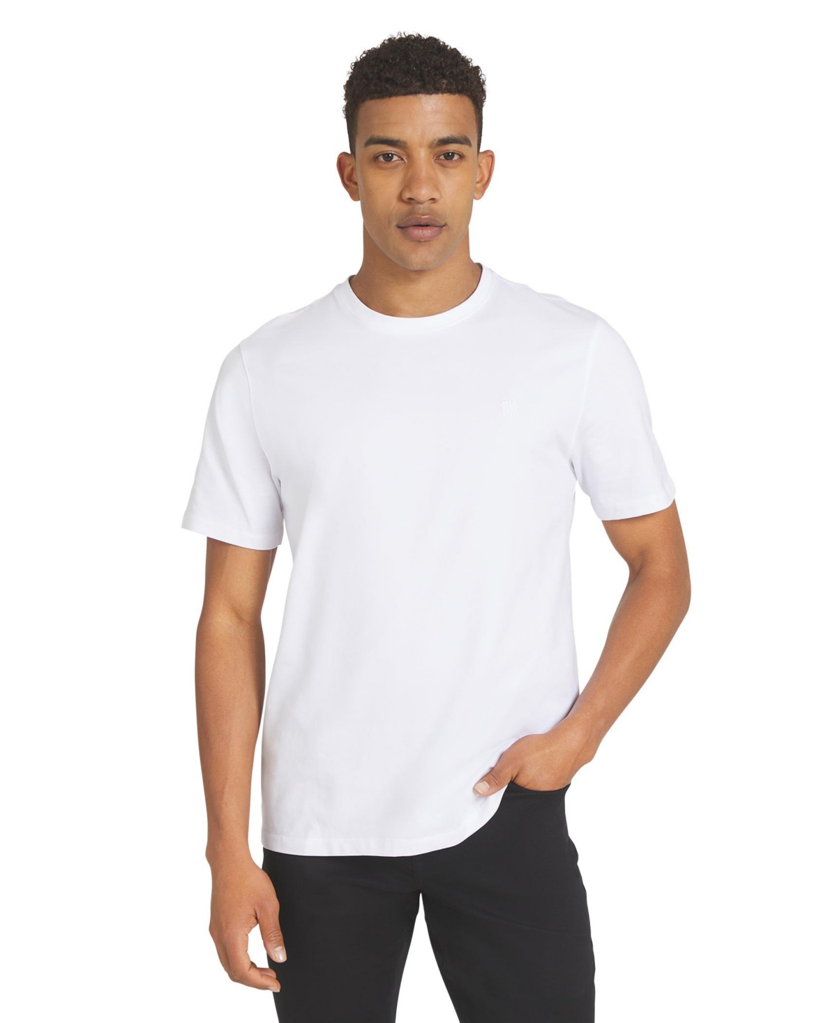 Click here for dkny Mens essential cotton tee - White prices
