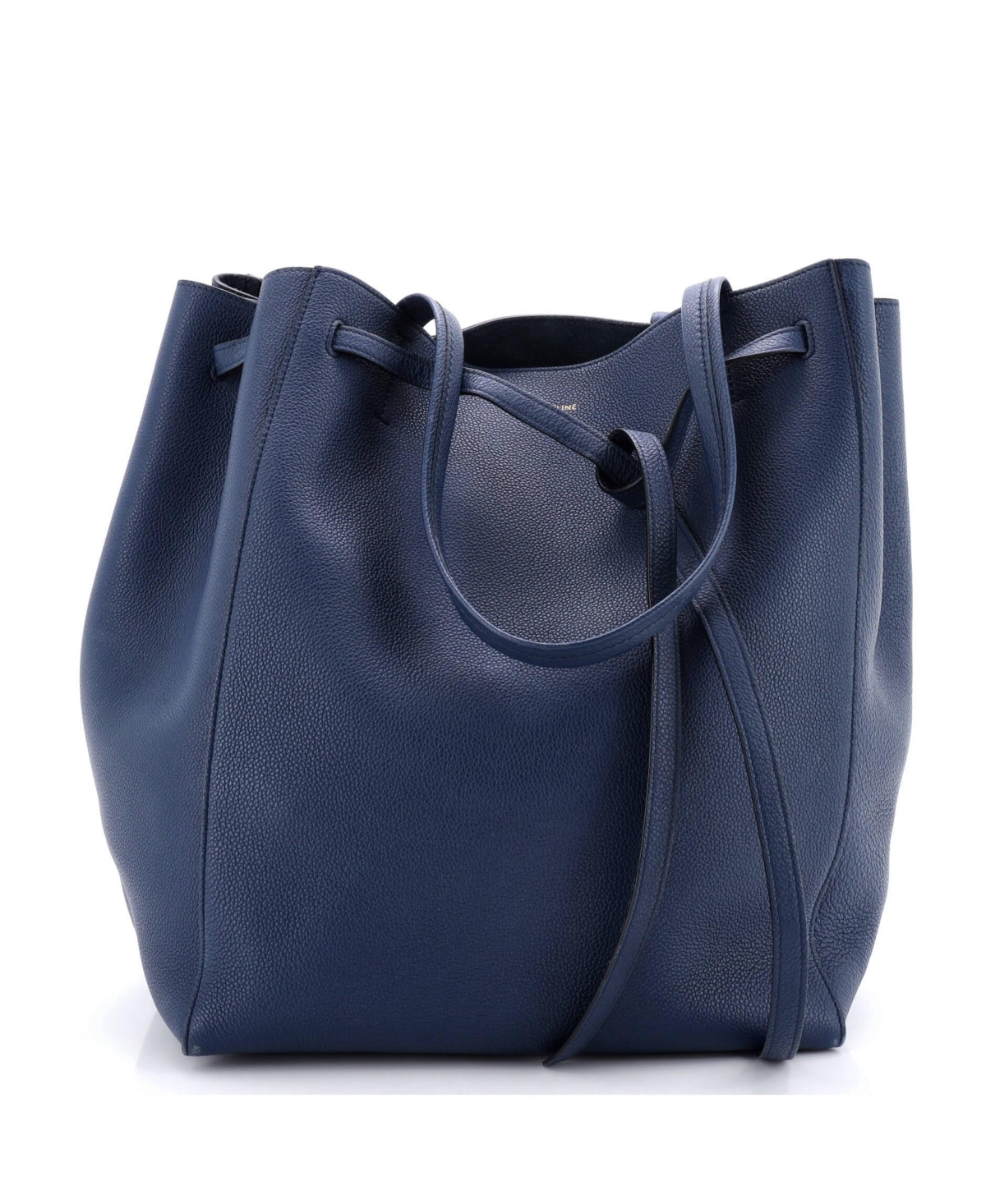 Click here for Pre-Owned Celine Medium Phantom Tie Cabas Tote Lea... prices