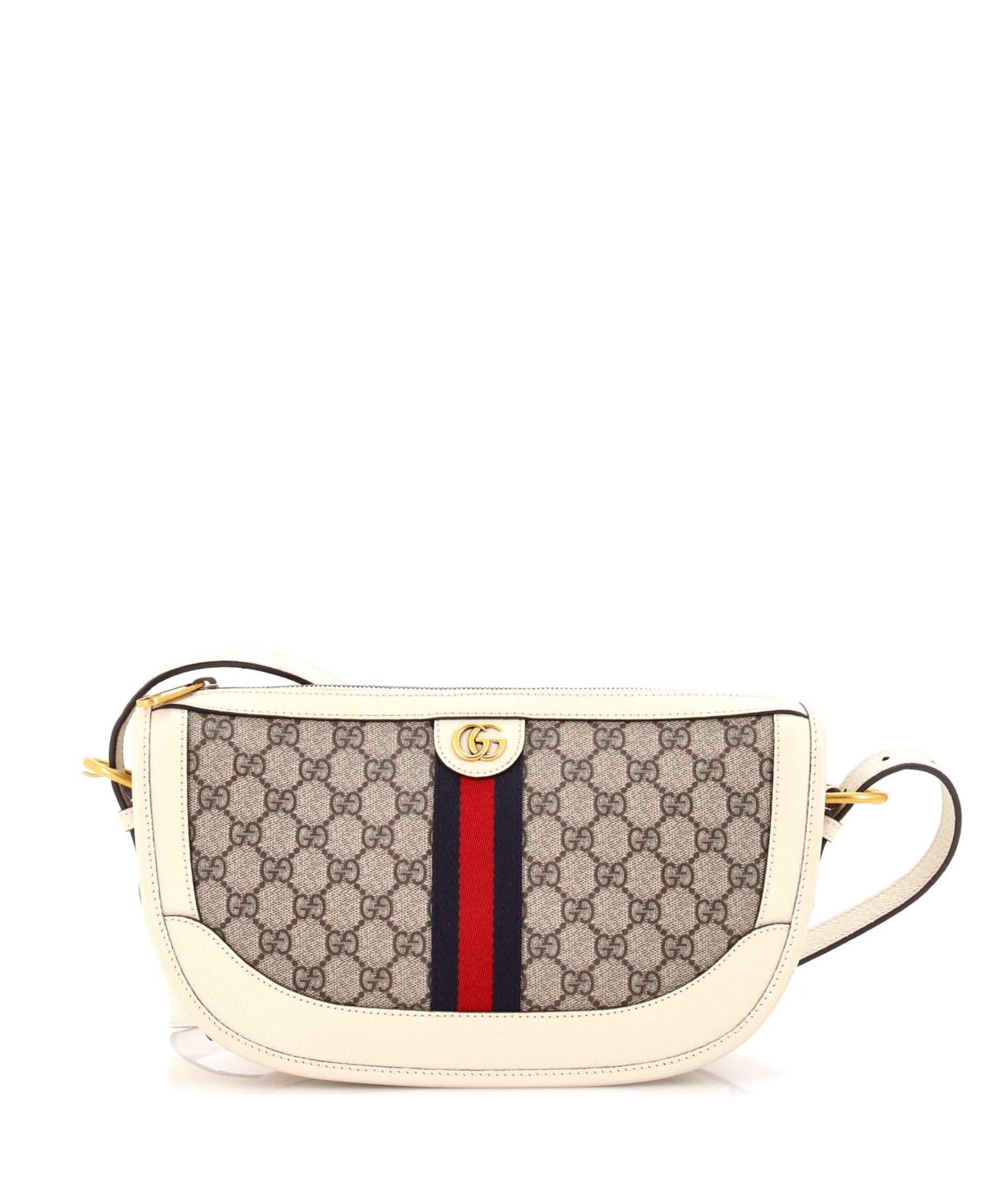 Click here for Pre-Owned Gucci Large Ophidia Curved Zip Shoulder... prices