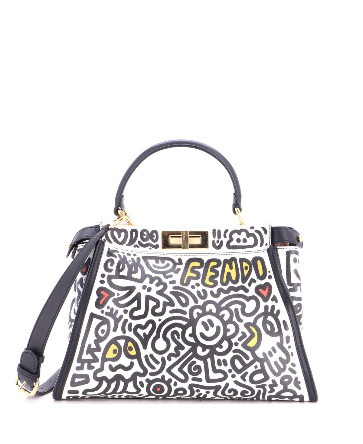 Click here for Pre-Owned Fendi Regular x Mr. Doodle Peekaboo Icon... prices