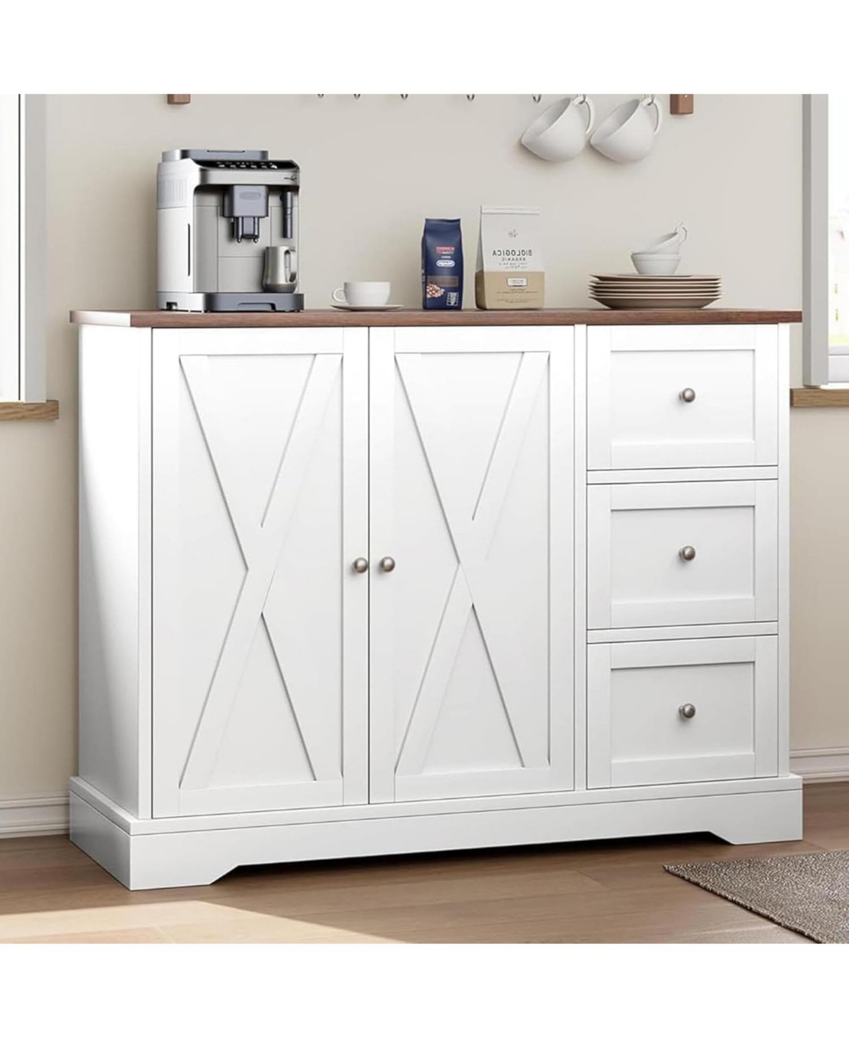 Click here for gaomon Buffet Cabinet with Doors Drawers and Adjus... prices