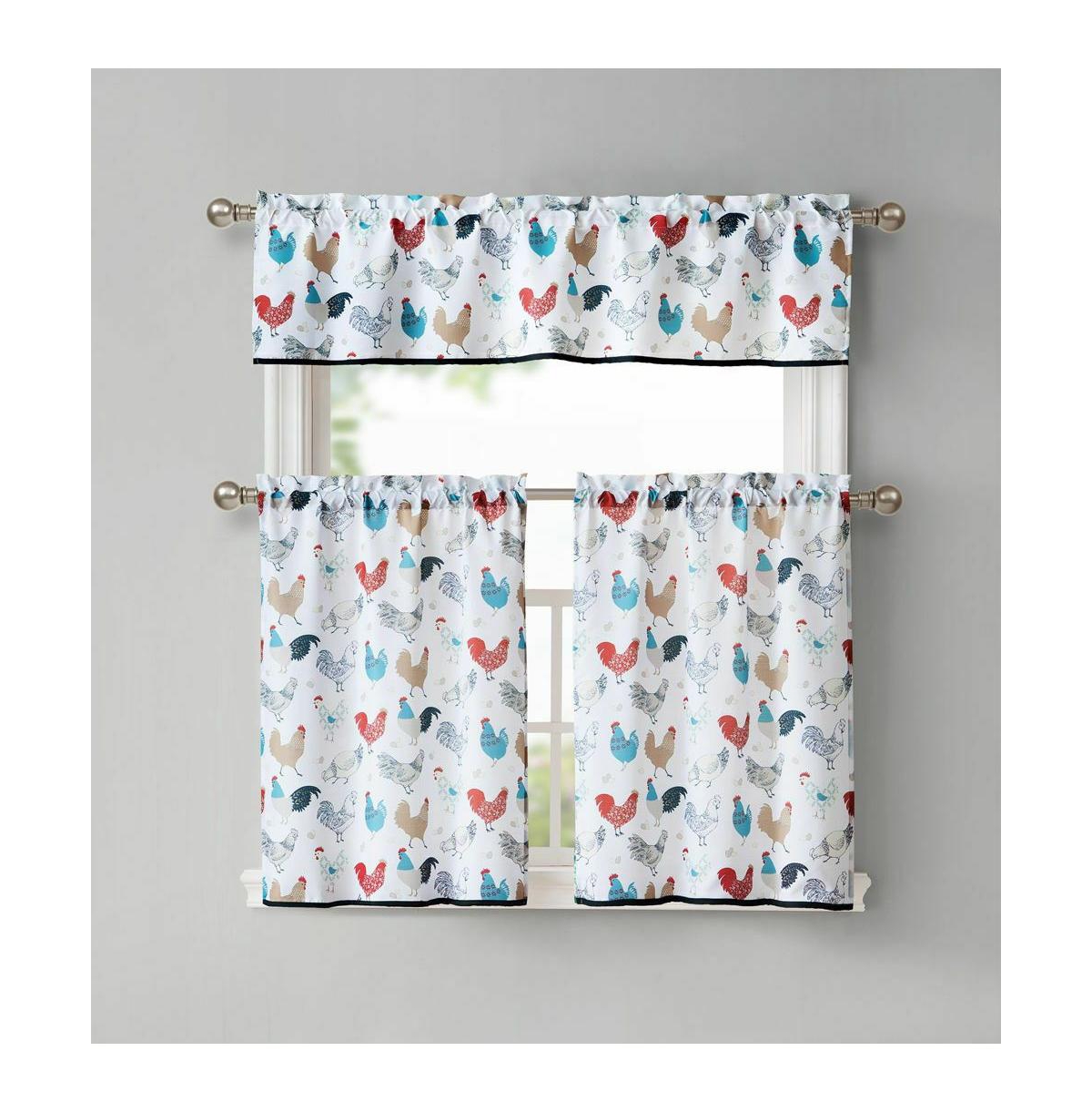 Click here for Kate Aurora Multi Rooster Complete 3 Pc Kitchen Cu... prices