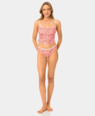 Click here for California Waves Womens Garden Ditsy Wide Rib Tank... prices