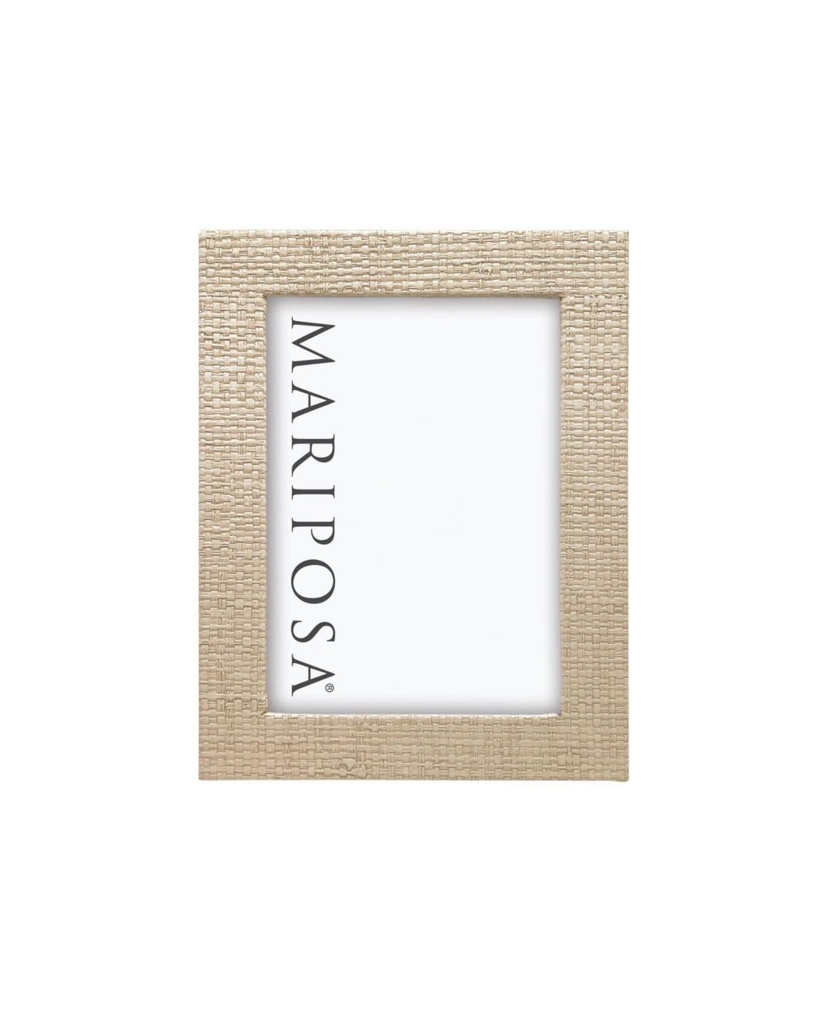 Click here for Mariposa Coconut Grove Faux Grasscloth Frame  5 x... prices