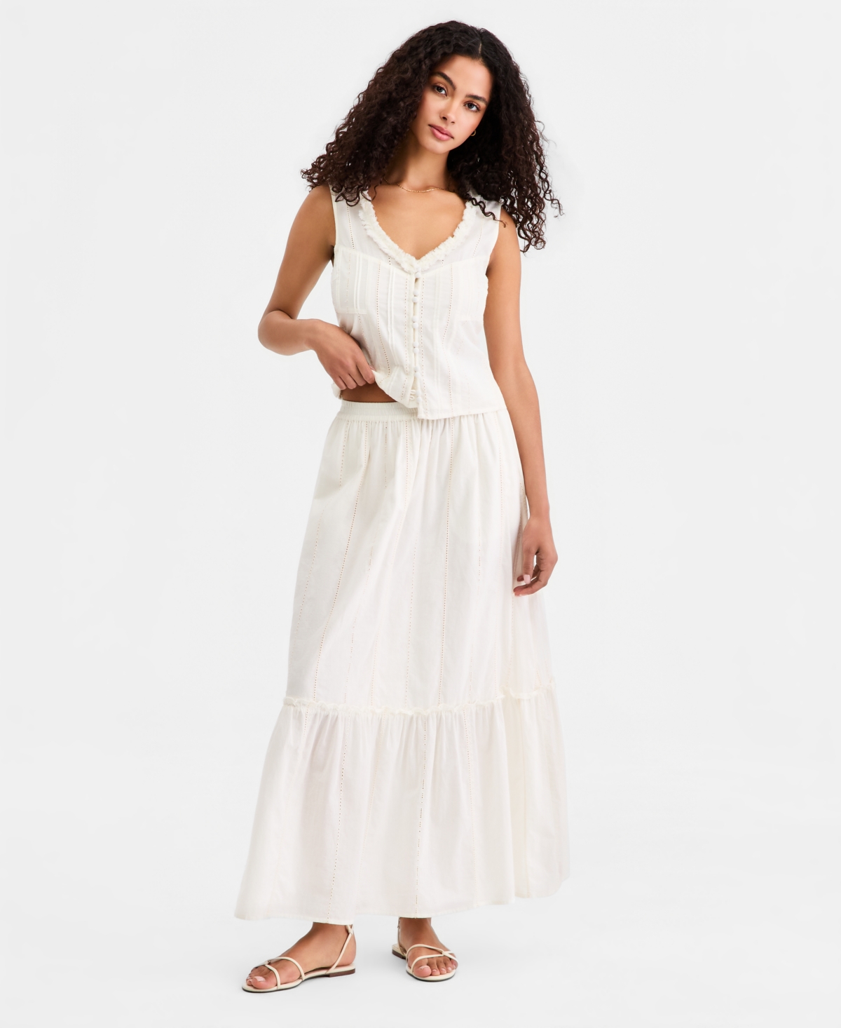 Click here for Liverpool Los Angeles Womens Embroidered Tiered Co... prices