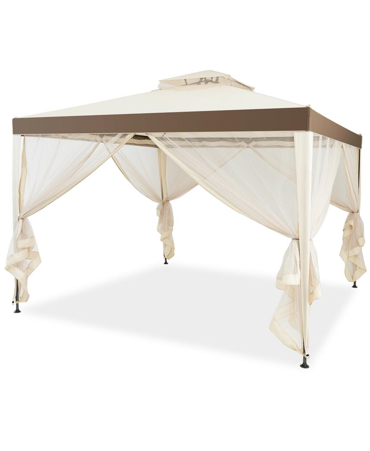 Click here for Slickblue Outdoor Patio Gazebo Tent with Mosquito... prices