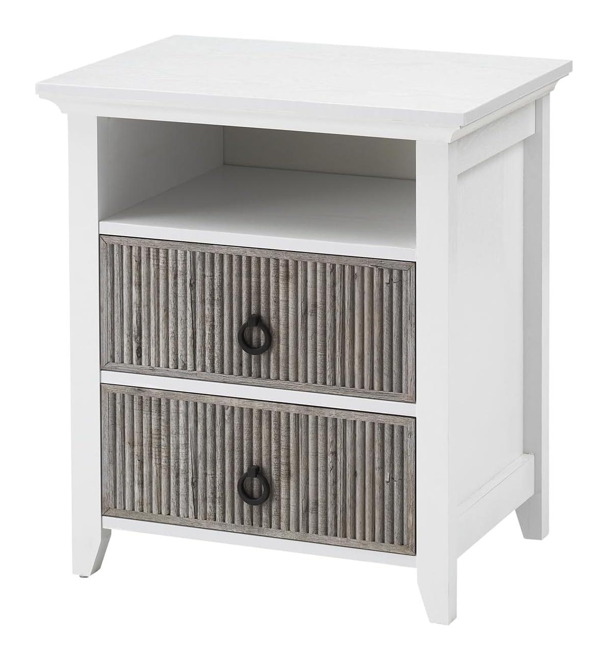 Click here for gaomon Wooden Nightstand with 2 Drawers and Open S... prices