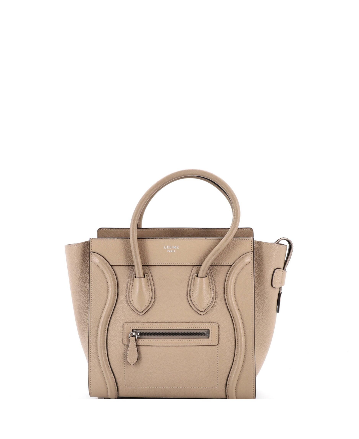 Click here for Pre-Owned Celine Micro Luggage Bag Grainy Leather... prices