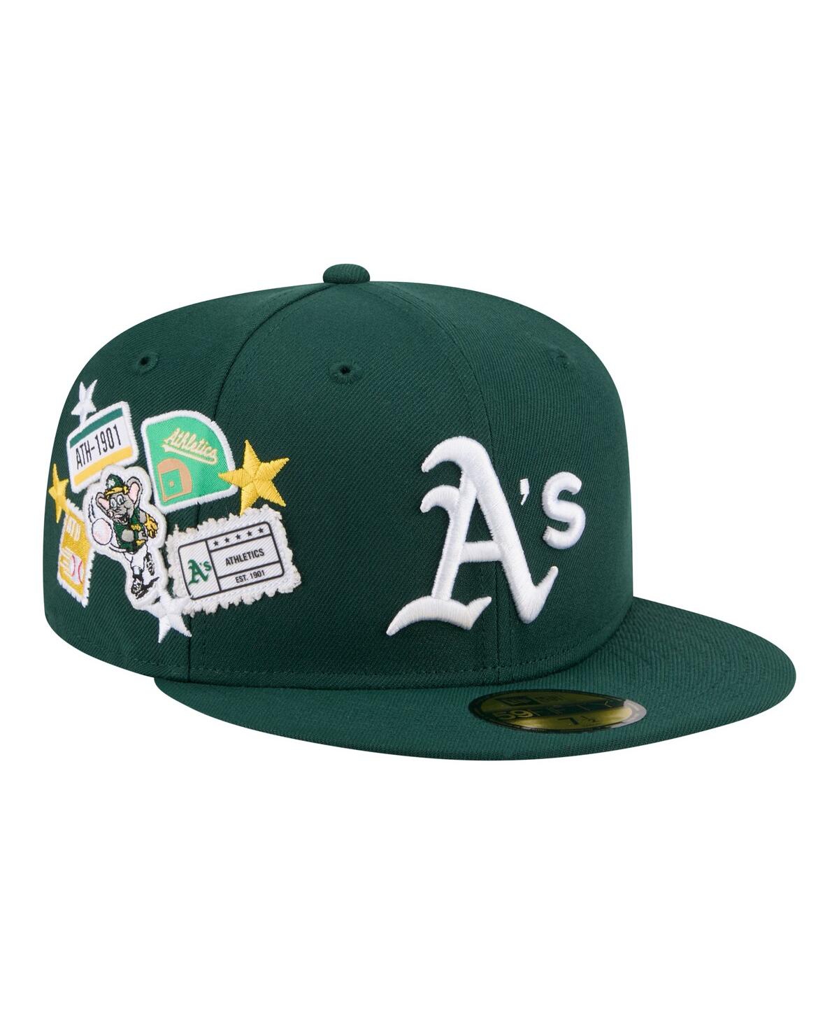 Click here for New Era Mens Green Athletics City Patch 59FIFTY Fi... prices